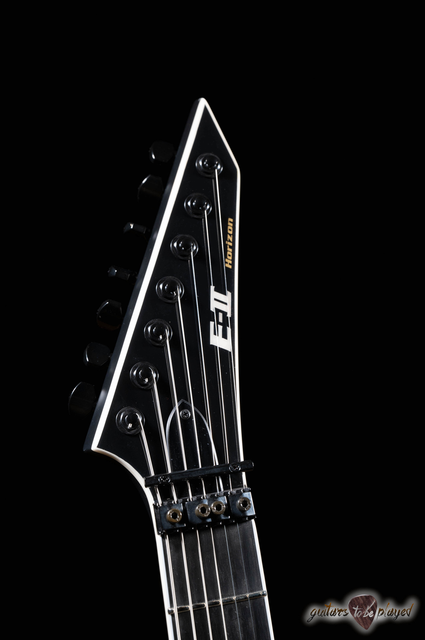 ESP E-II Horizon FR-7 Floyd Rose 7-String EMG Guitar w/ Case – Black ...