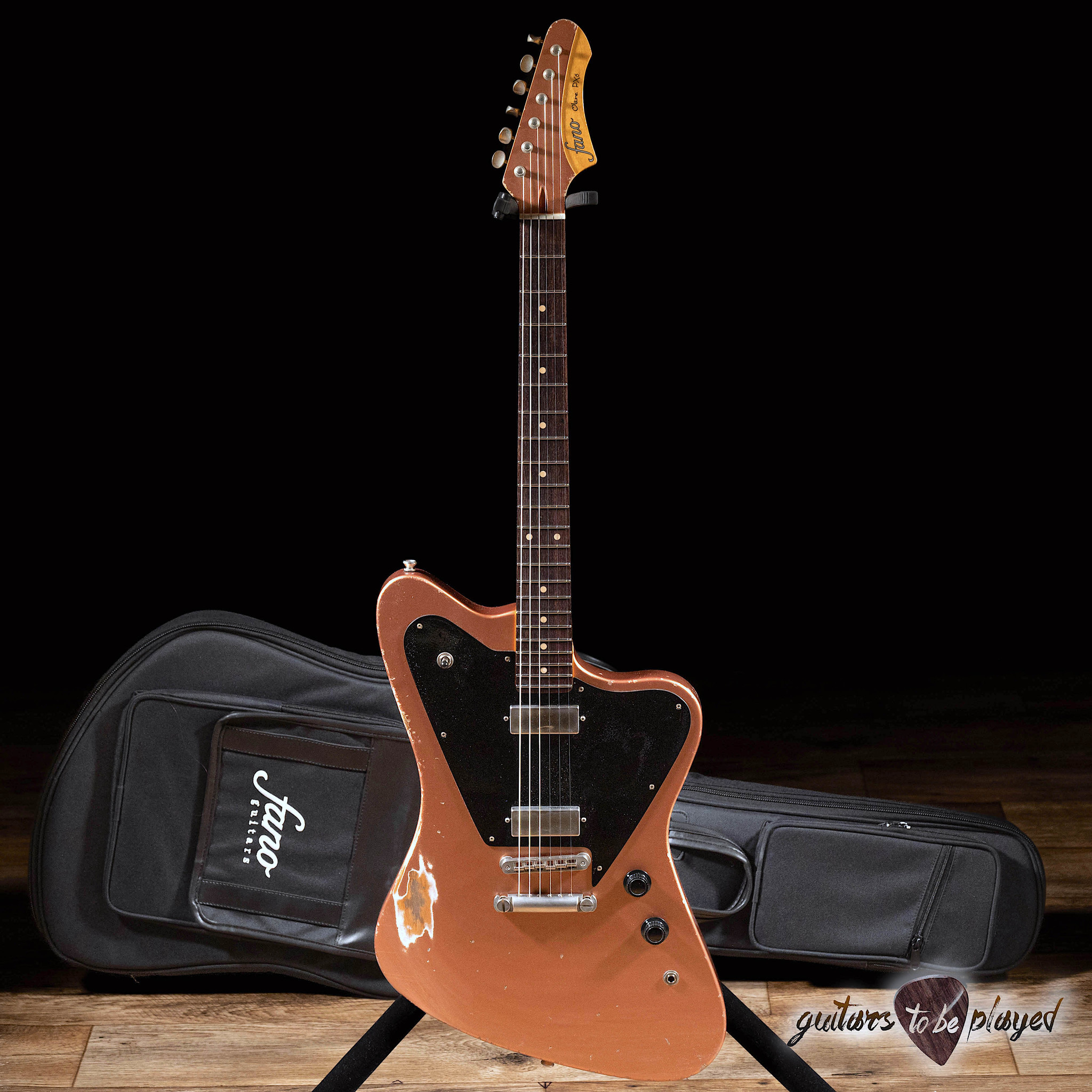 Fano PX6 Oltre Lollar Firebird Guitar w/ Gigbag - Copper - Guitars To ...