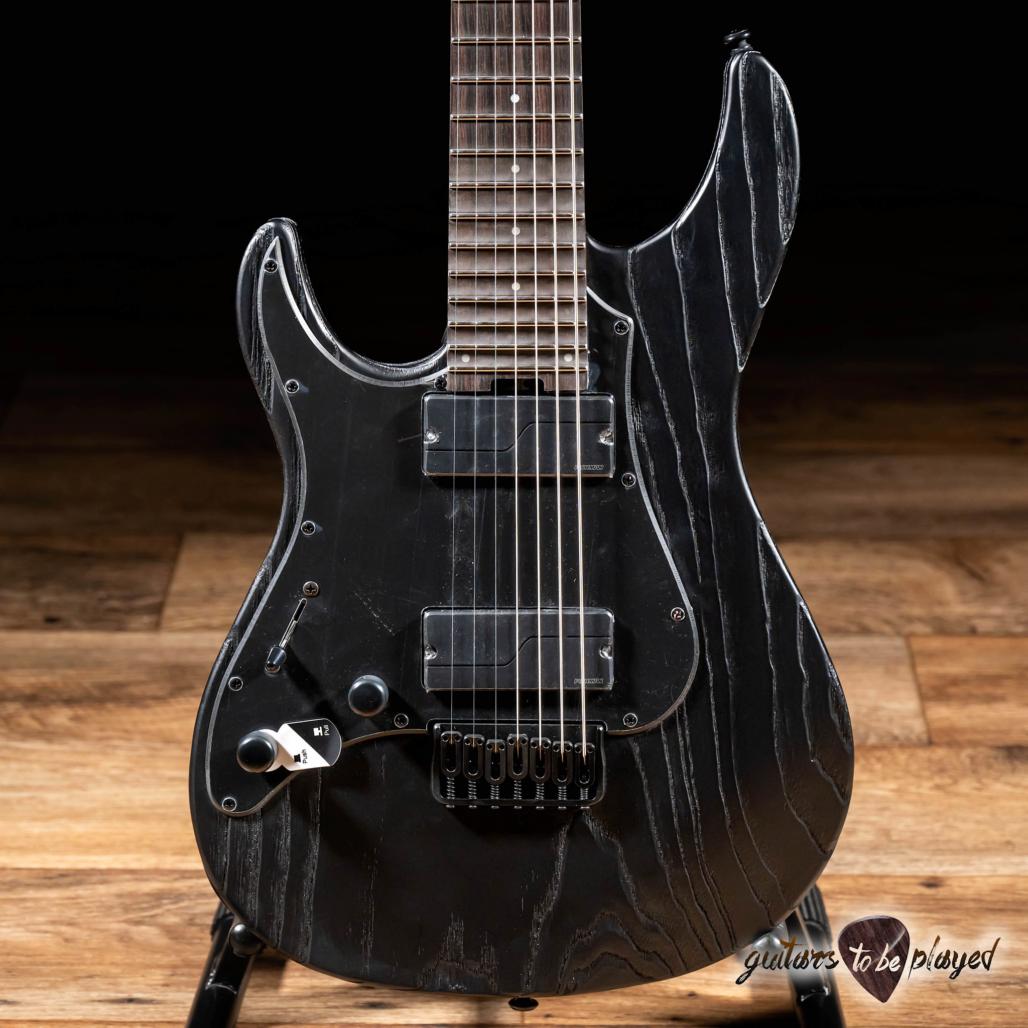 ESP LTD SN-1007HT Left-Handed Baritone 7-String Guitar – Black Blast ...