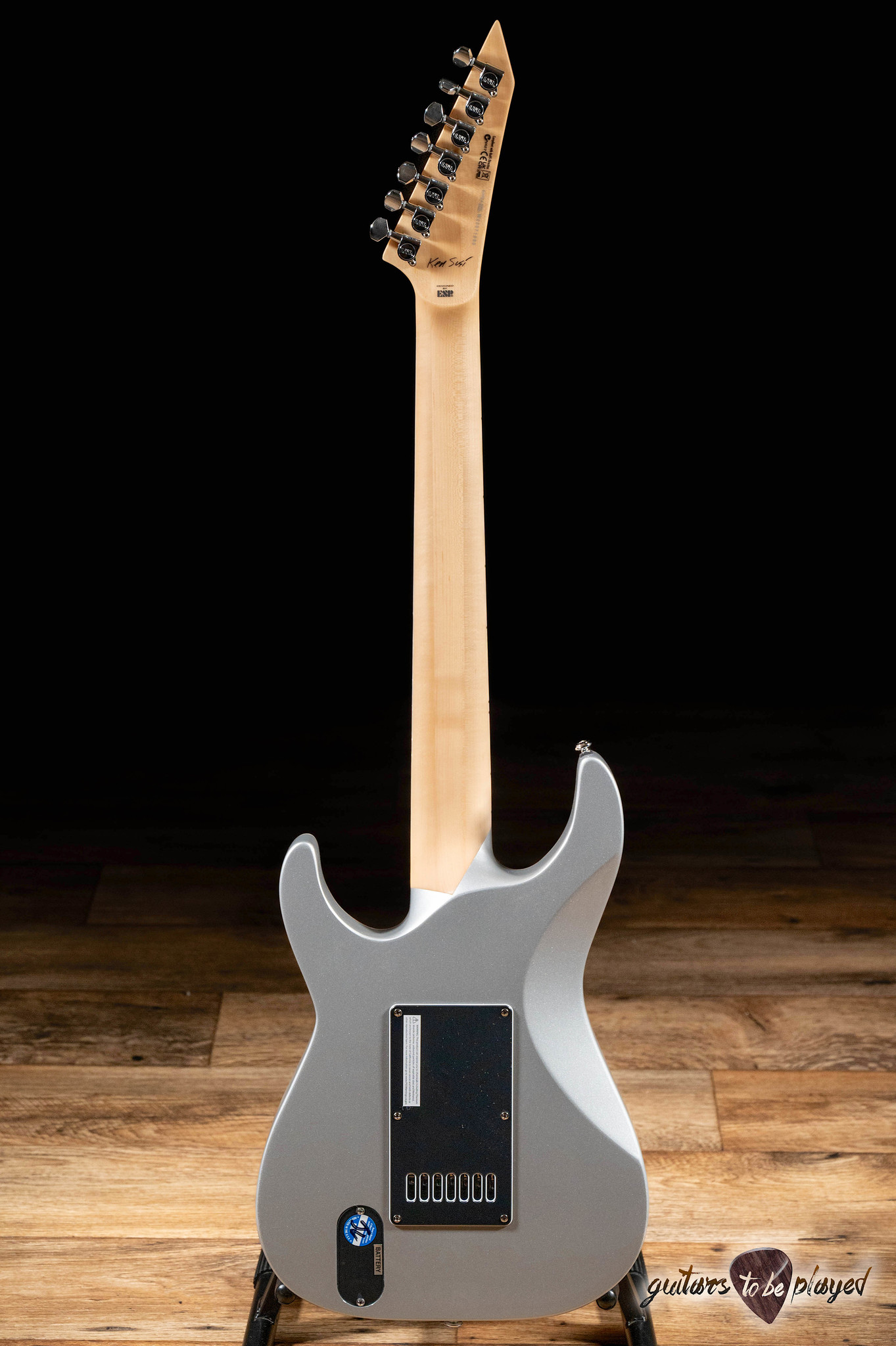 ESP LTD KS M-7 Evertune 7-String Ken Susi Guitar – Metallic Silver ...