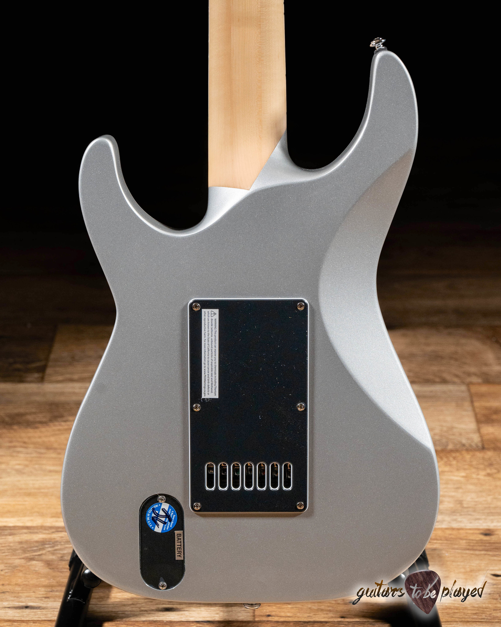 ESP LTD KS M-7 Evertune 7-String Ken Susi Guitar – Metallic Silver ...