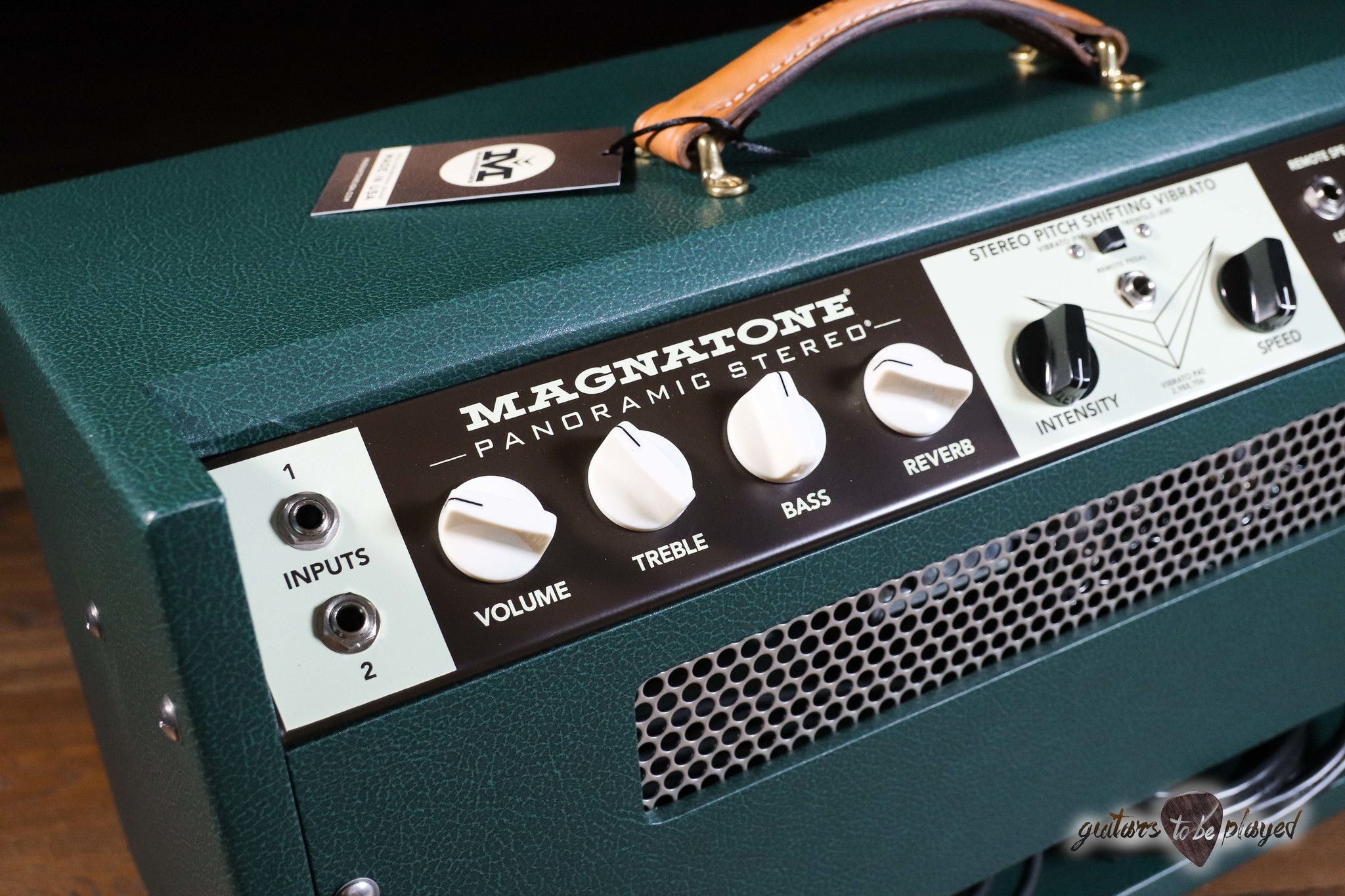 Magnatone Panoramic Stereo Head & 2x12” Cab Bundle – Dark Green ...