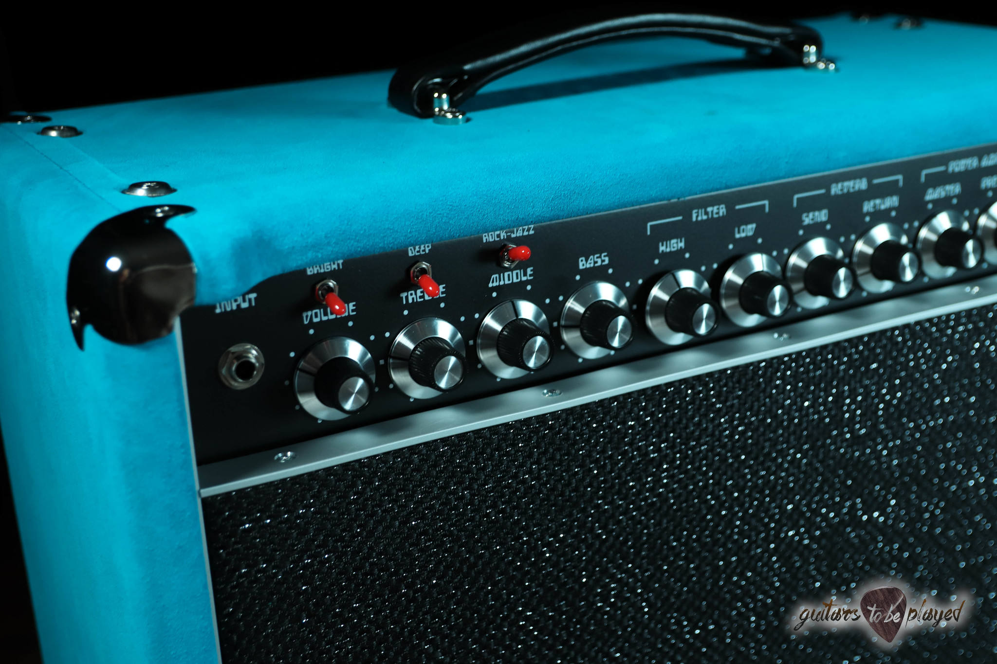 Amplified Nation Steel String Sultan 50W Combo – Turquoise Suede ...