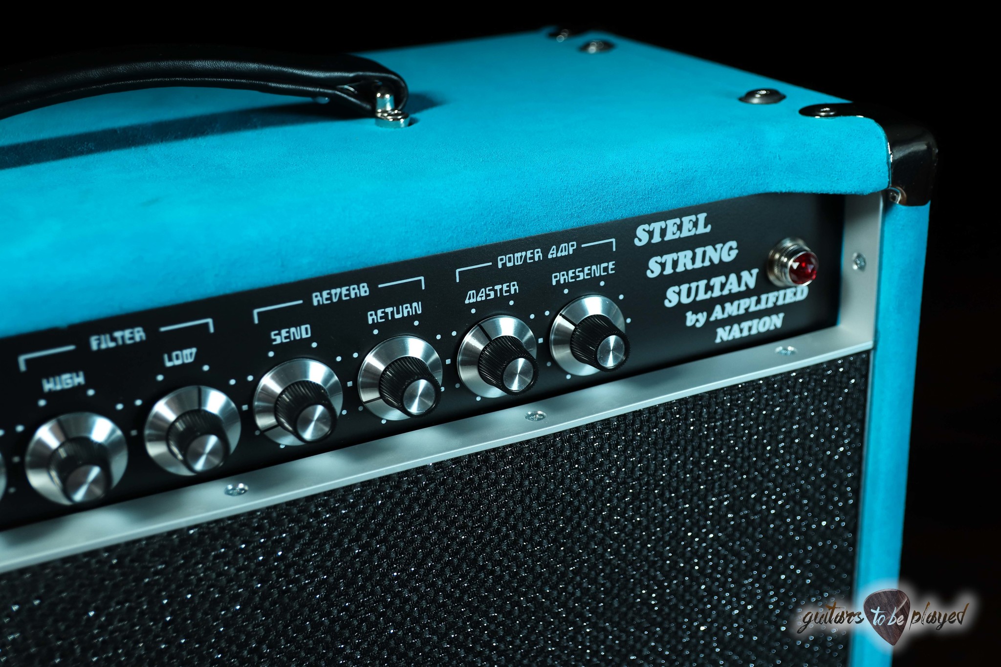 Amplified Nation Steel String Sultan 50W Combo – Turquoise Suede ...
