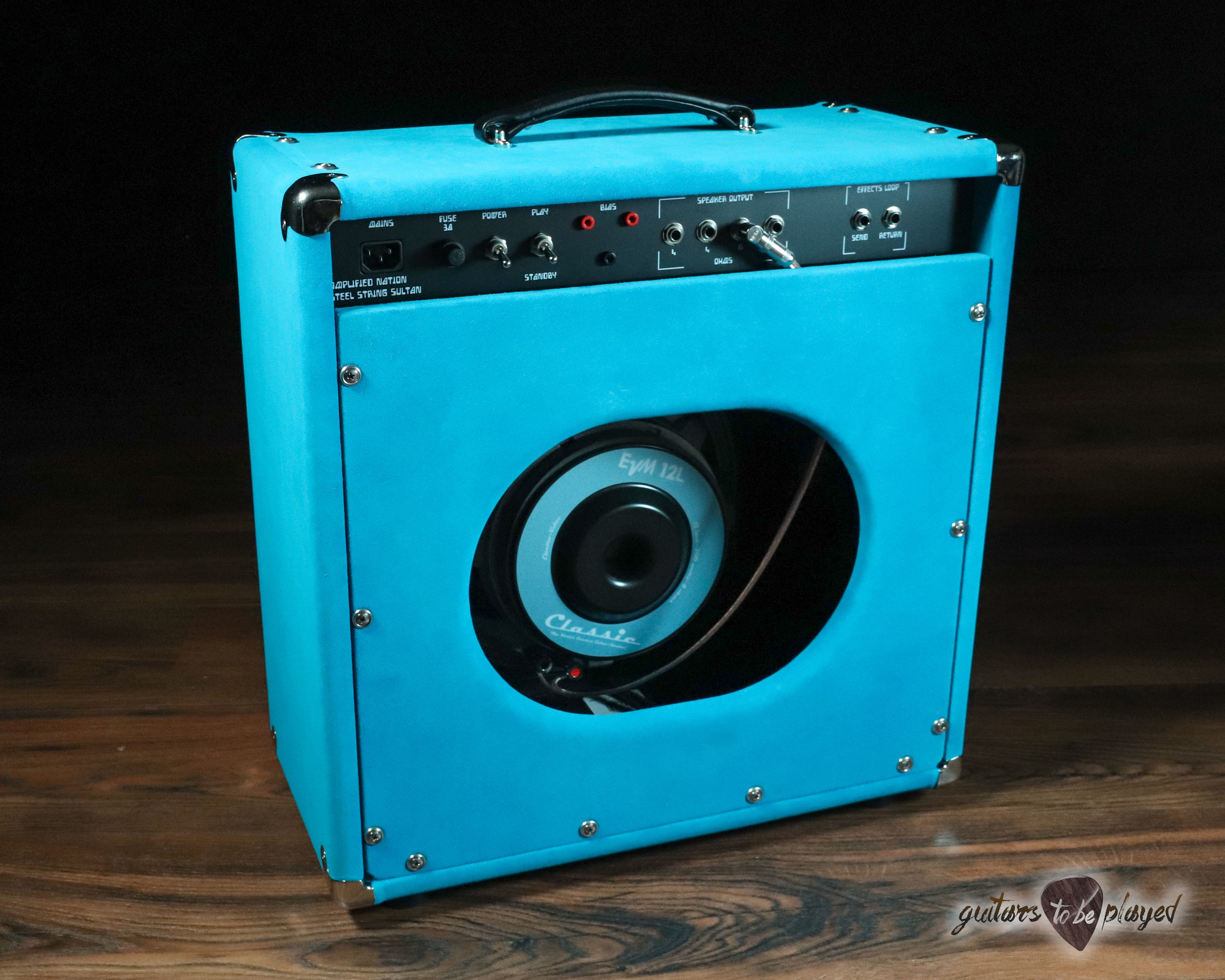 Amplified Nation Steel String Sultan 50W Combo – Turquoise Suede ...