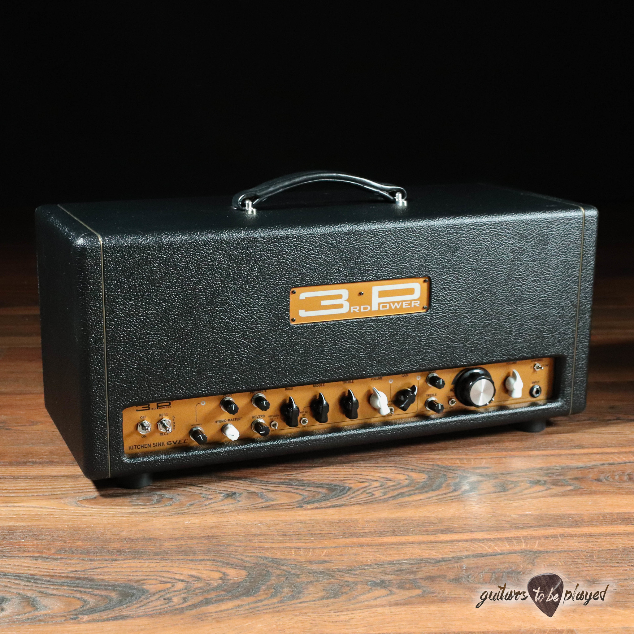 3rd Power Kitchen Sink 6VEL 40W Amp Head w/ Footswitch – Black & Gold ...