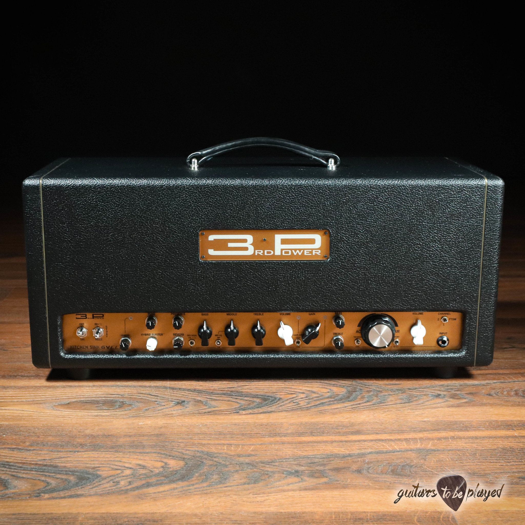 3rd Power Kitchen Sink 6VEL 40W Amp Head w/ Footswitch – Black & Gold ...