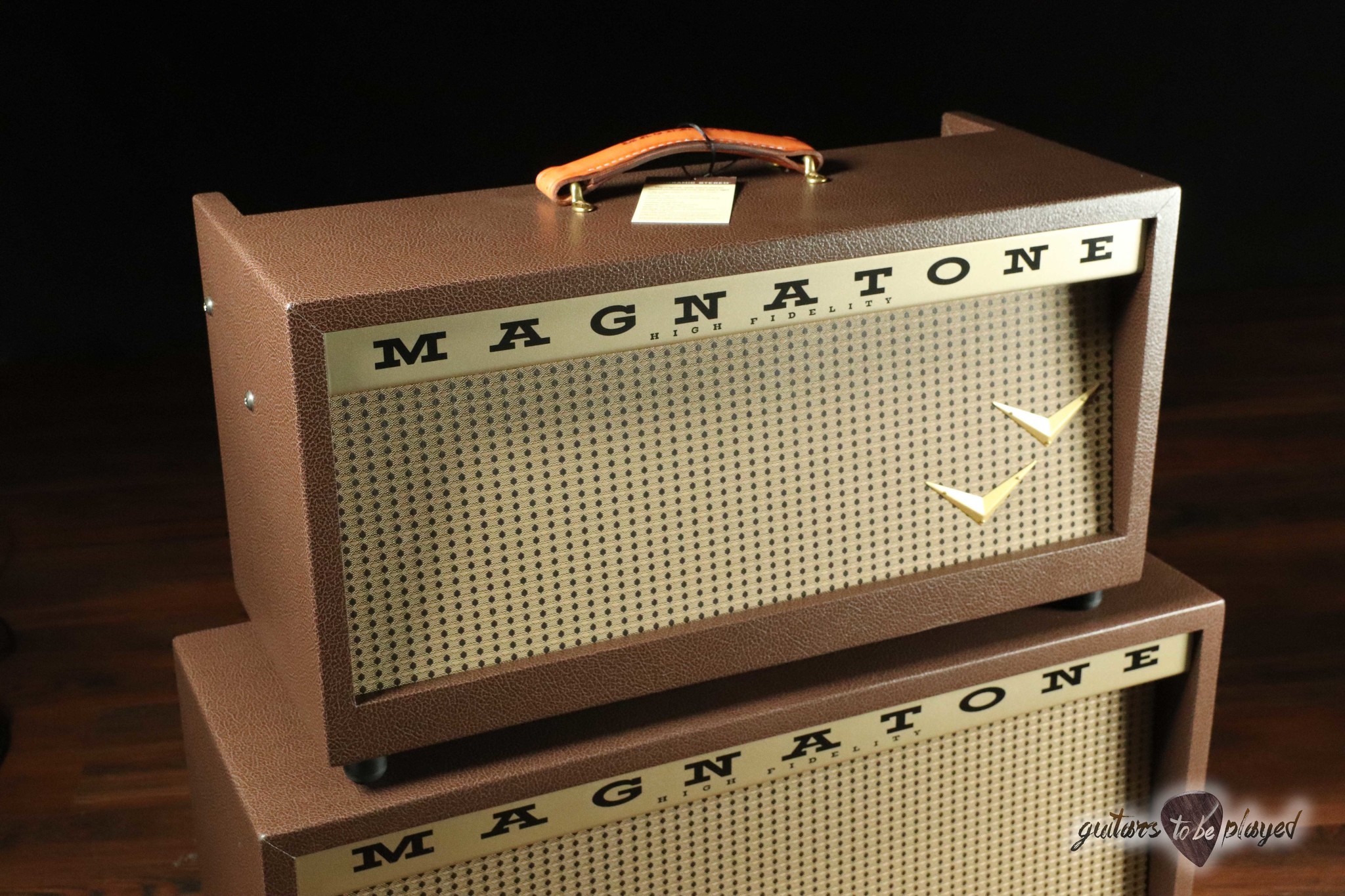 Magnatone Panoramic Stereo 12+12W Reverb/Vibrato Tube Head & 2x12” Cab ...