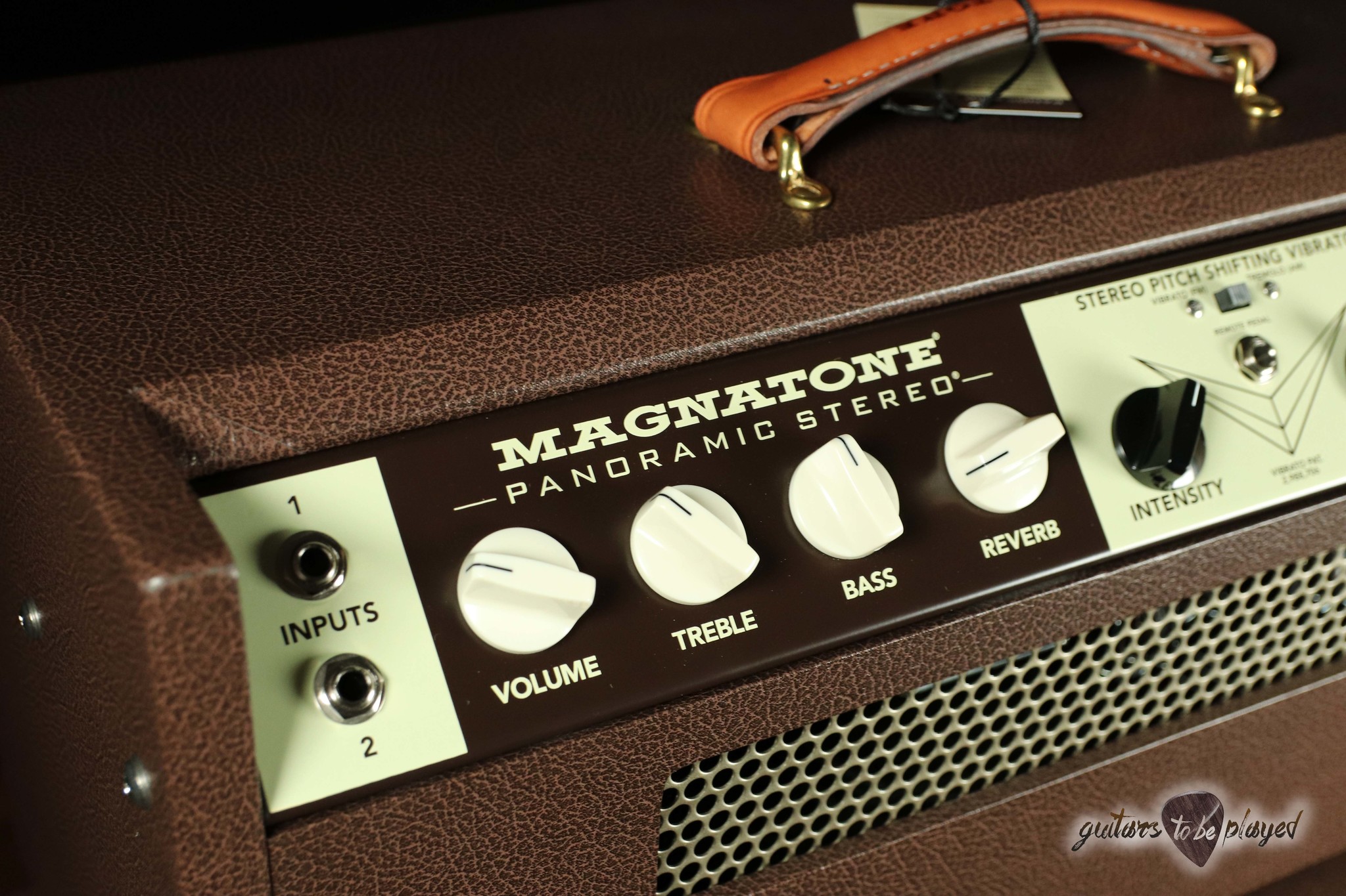 Magnatone Panoramic Stereo 12+12W Reverb/Vibrato Tube Head & 2x12” Cab ...