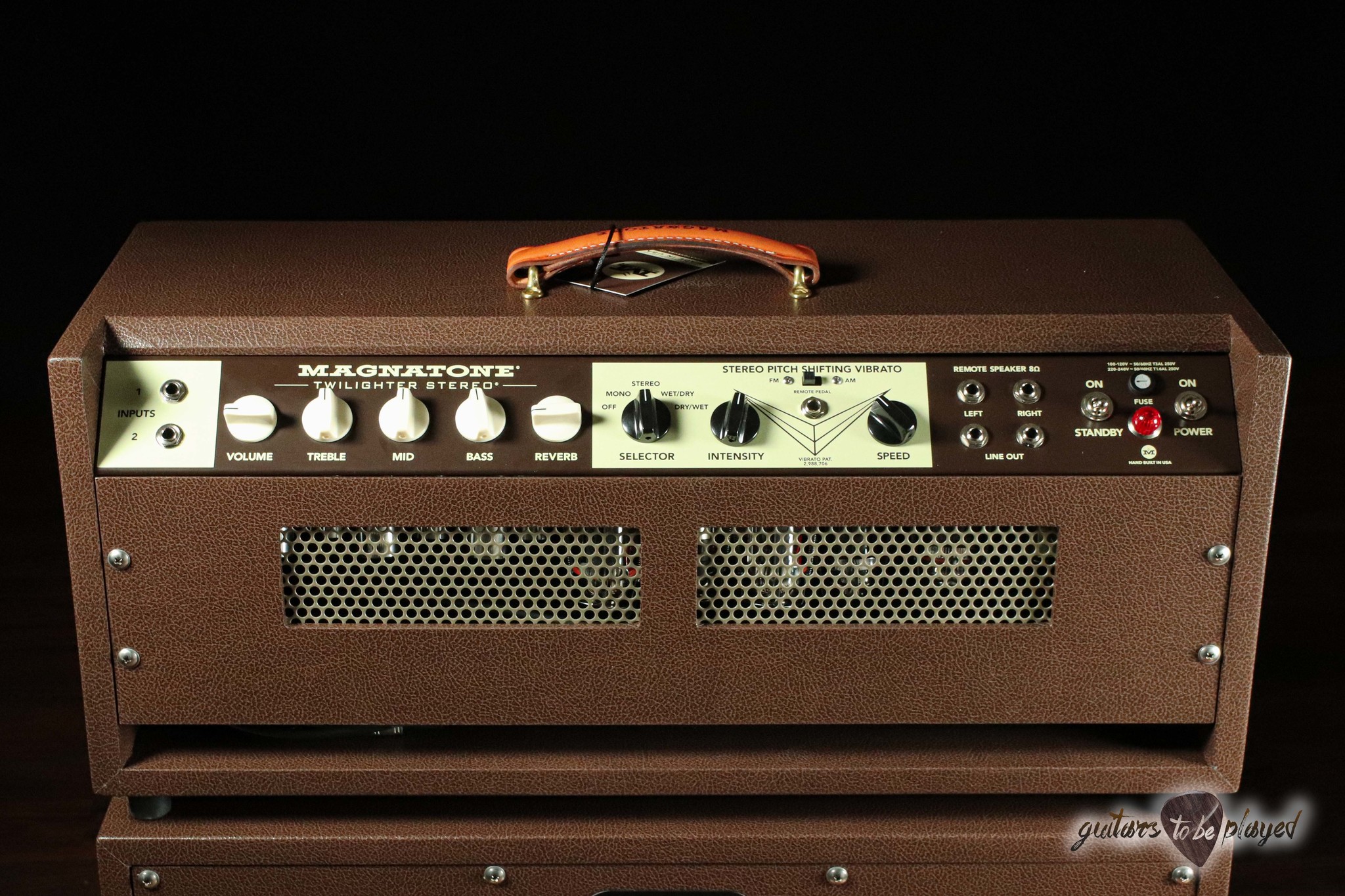 Magnatone Twilighter Stereo 22+22W Reverb/Vibrato Tube Amp Head ...