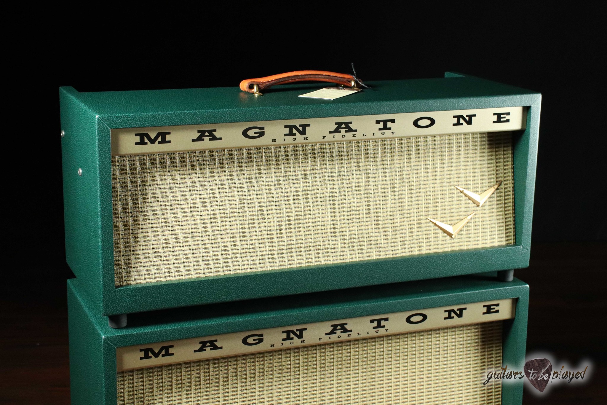 Magnatone Twilighter Stereo Tube Head & 2x12” Cab – Dark Green ...