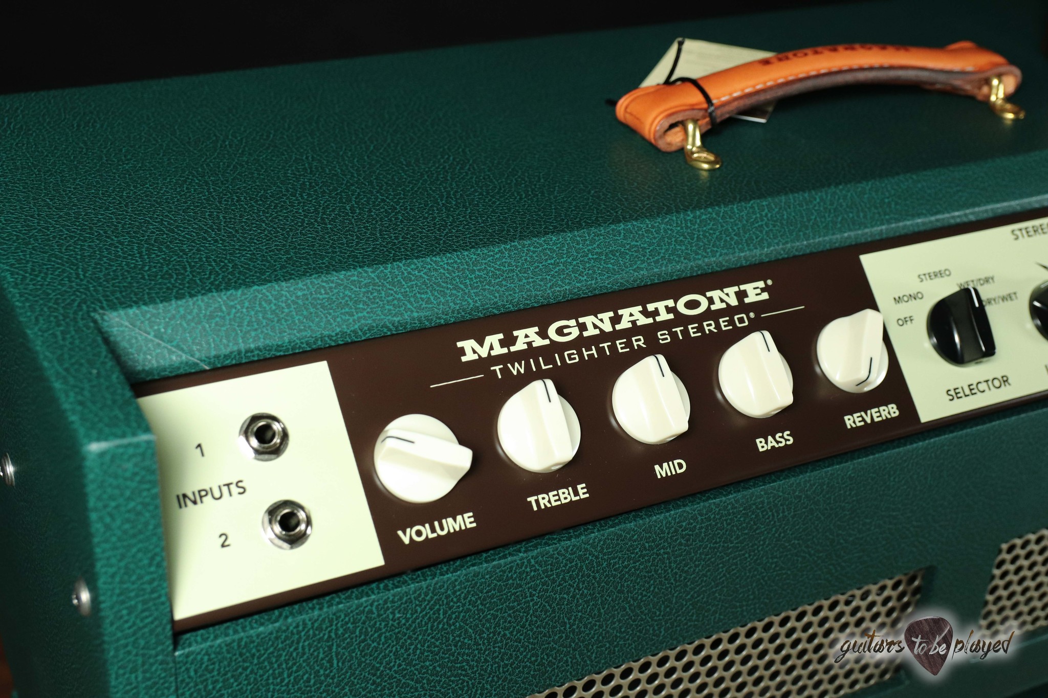 Magnatone Twilighter Stereo Tube Head & 2x12” Cab – Dark Green ...