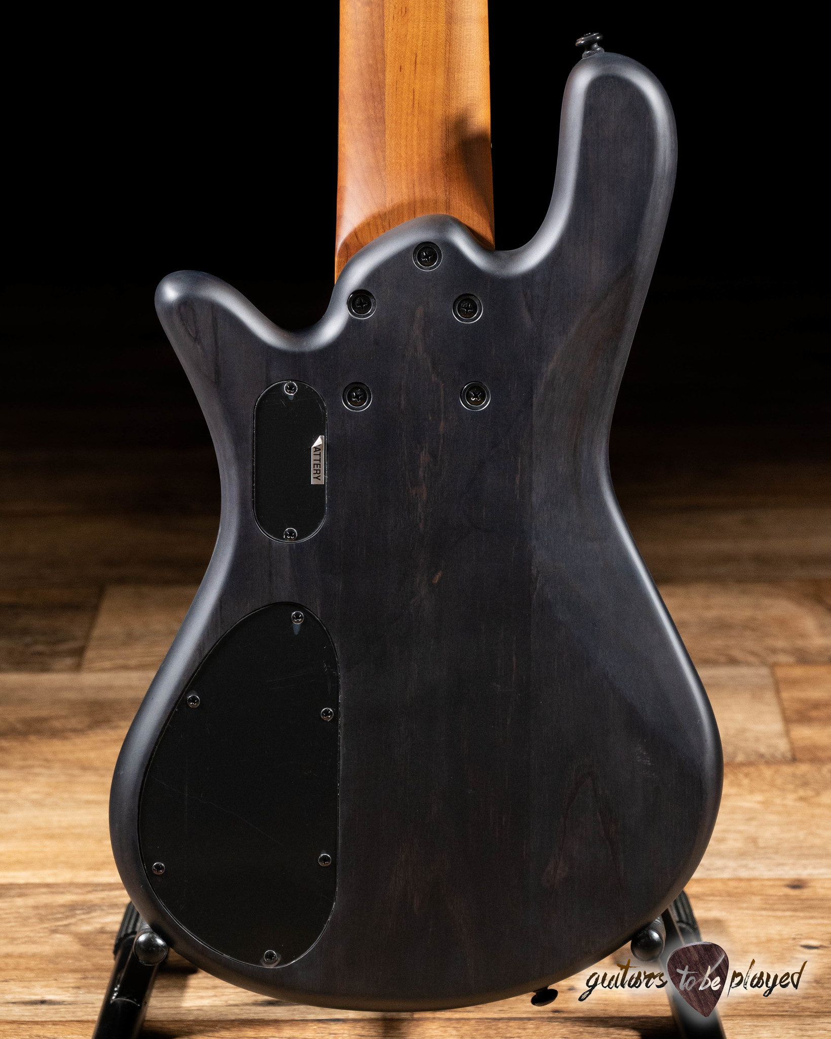 Spector NS PULSE II 6 String Quilt Maple/Swamp Ash EMG Bass – Black ...