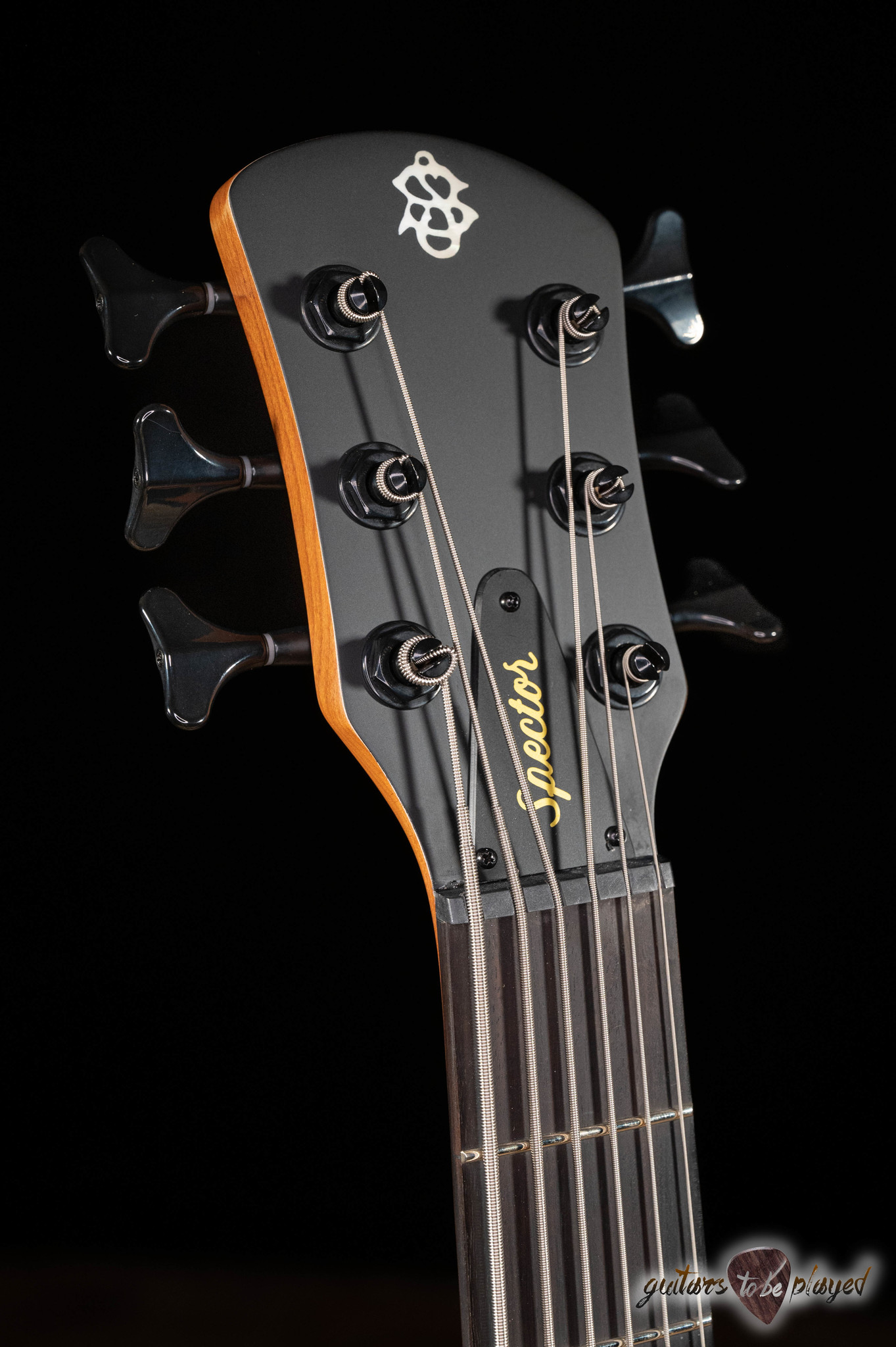 Spector NS PULSE II 6 String Quilt Maple/Swamp Ash EMG Bass – Black ...