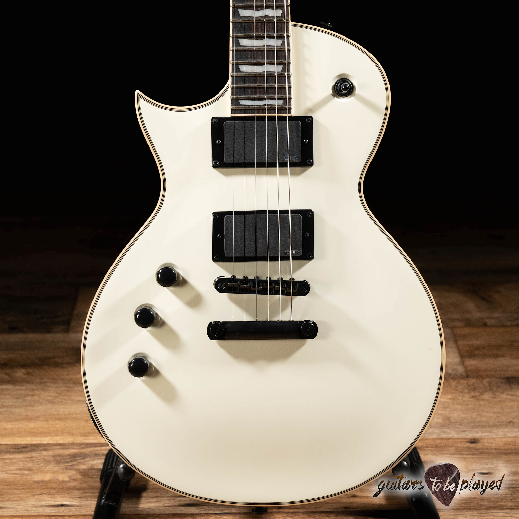 ESP LTD EC-401 LH EMG Left-Handed Guitar – Olympic White - Guitars To ...