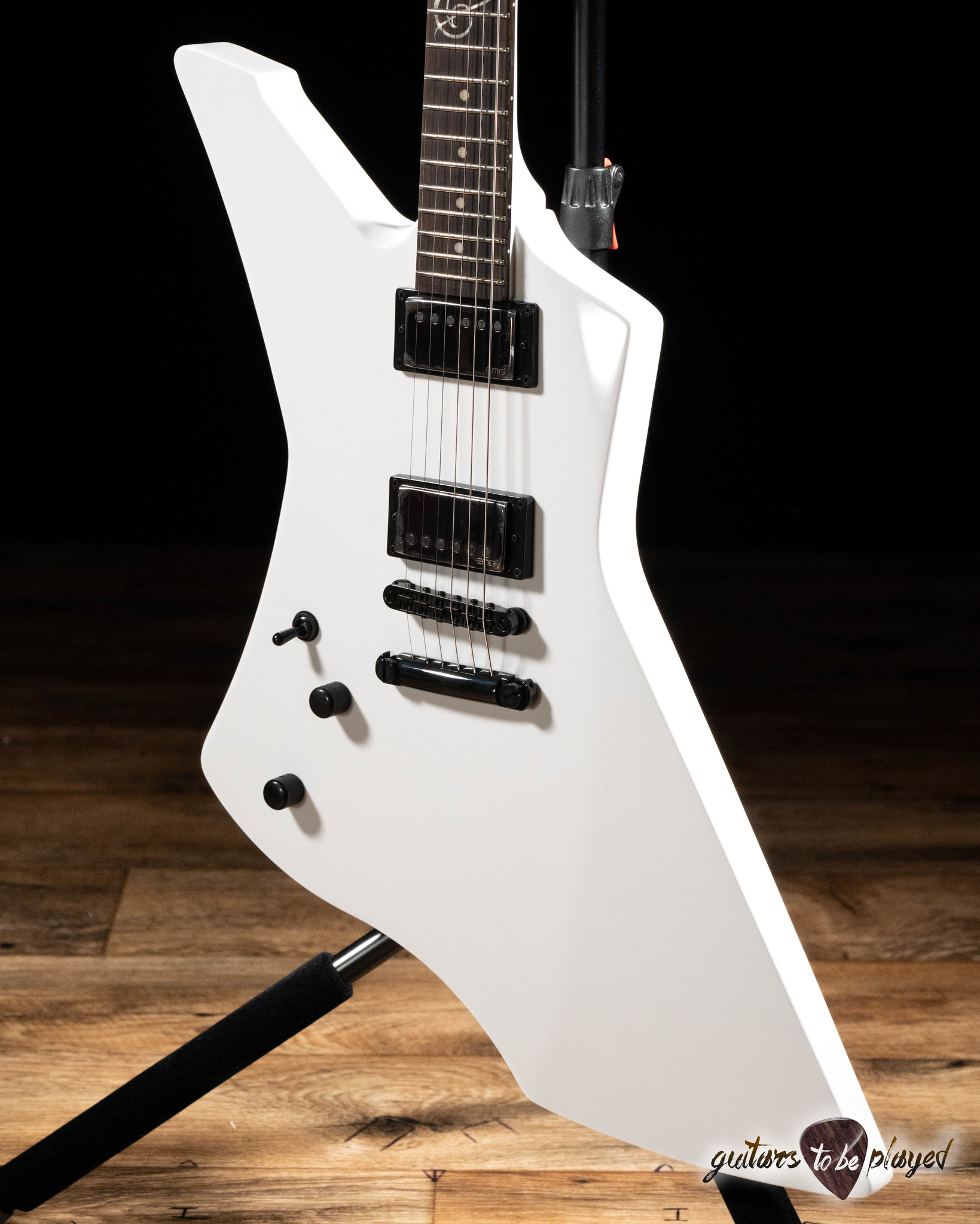 ESP LTD Snakebyte LH James Hetfield Left-Handed Guitar – Snow White ...
