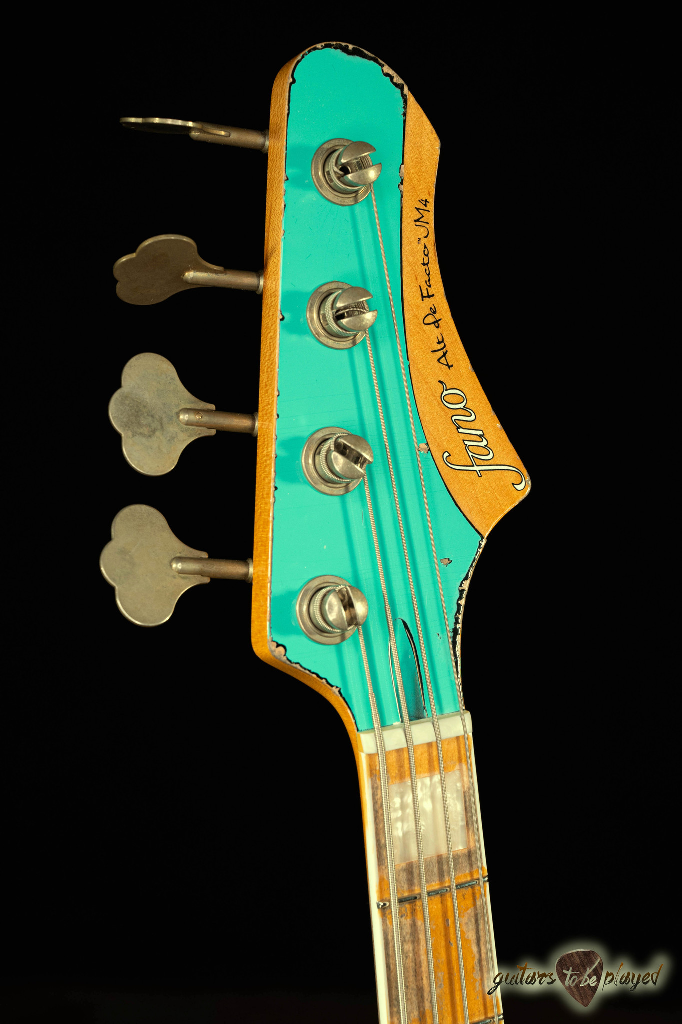 Fano JM4 Alt de Facto Maple Fretboard Bass - Seafoam Green Over 3TSB ...