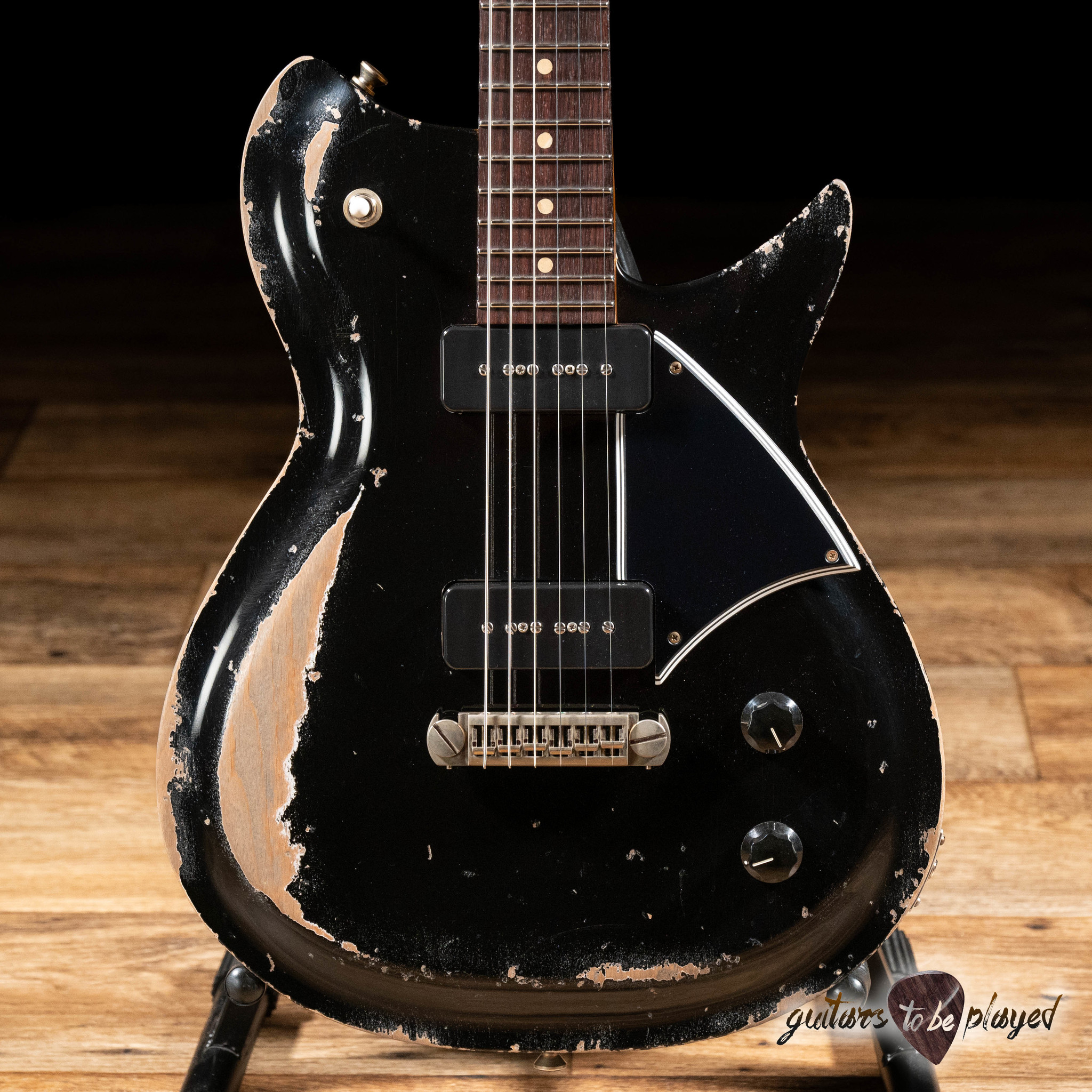 Fano RB6 Oltre P-90 Electric Guitar w/ Gigbag – Bull Black - Guitars To ...