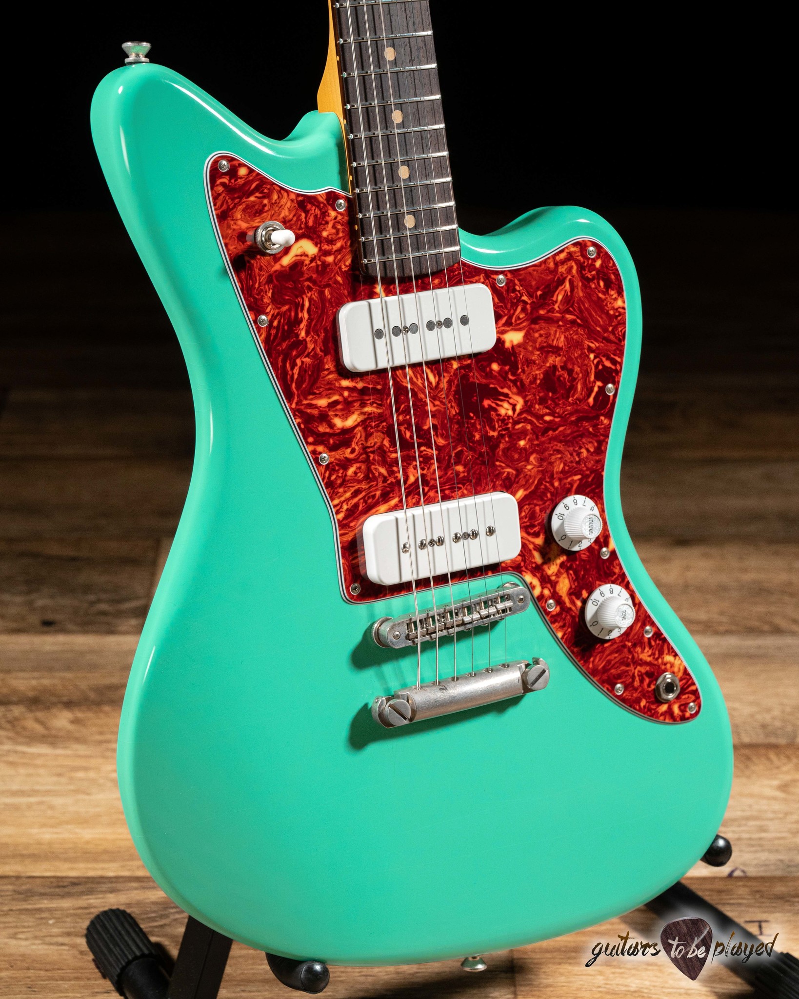 Fano JM6 Oltre Lollar OmniTron/Standard P-90 Guitar – Seafoam Green ...