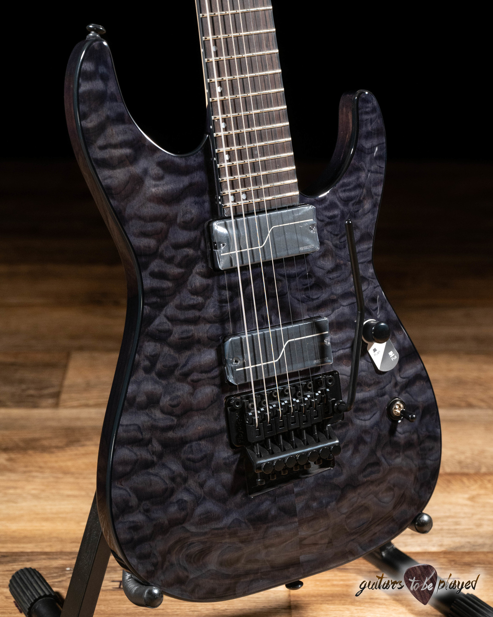 ESP LTD BUZ-7 Buz McGrath 7-String Floyd Rose Guitar – See Thru Black ...