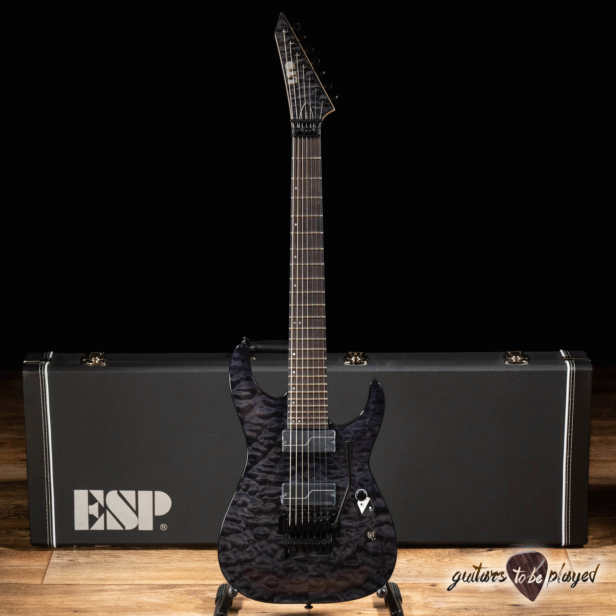 ESP LTD BUZ-7 Buz McGrath 7-String Floyd Rose Guitar – See Thru Black ...