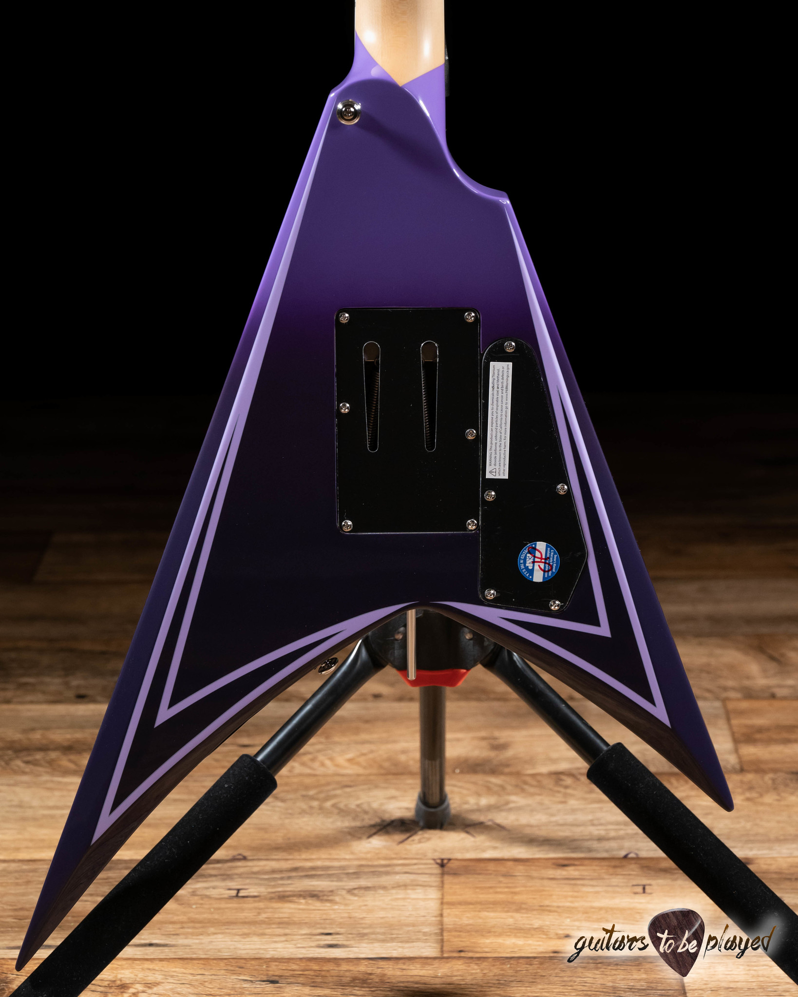 ESP LTD Alexi Hexed LH Left-Handed & Case – Purple Fade w/ Pinstripes ...