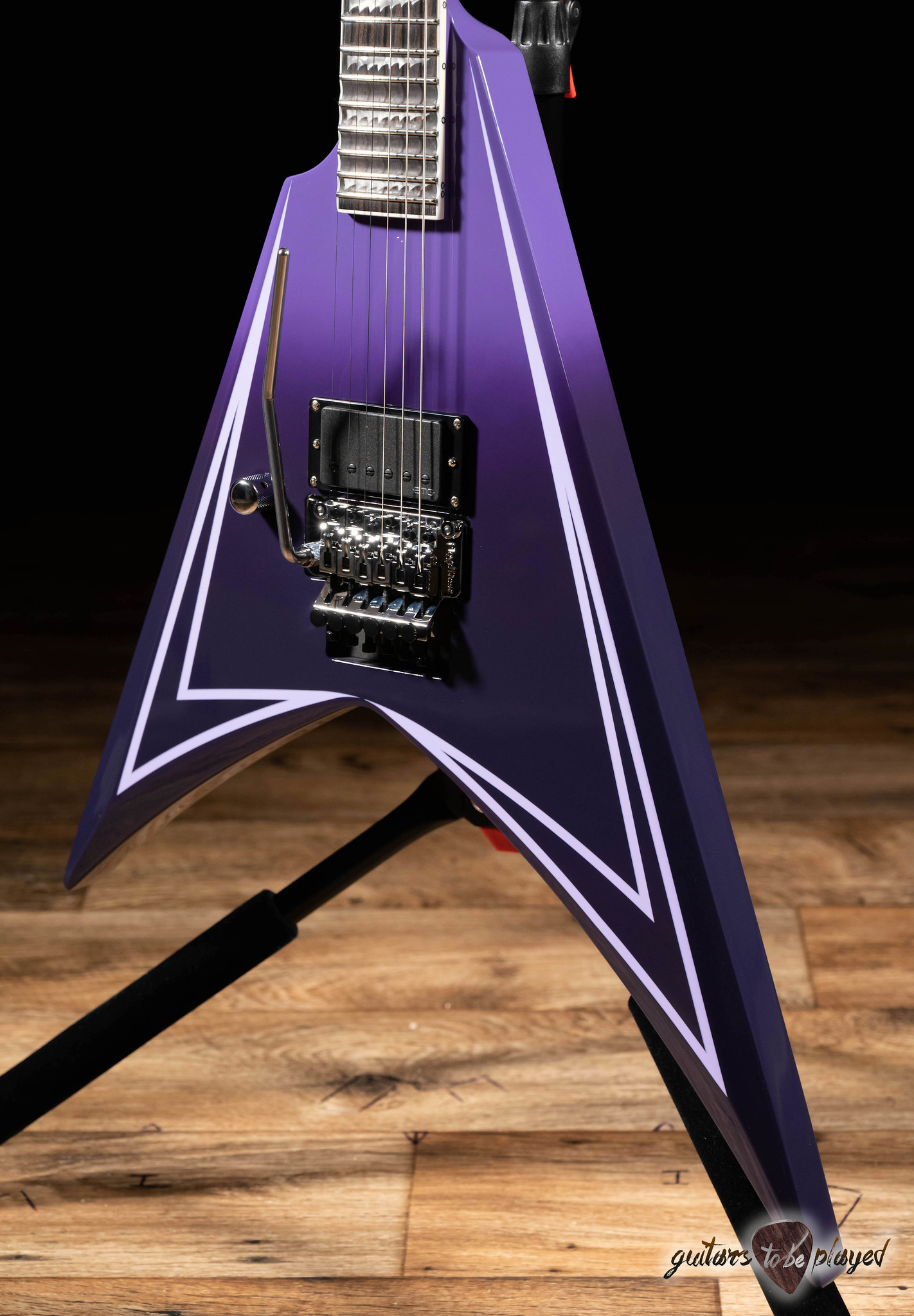 ESP LTD Alexi Hexed LH Left-Handed & Case – Purple Fade w/ Pinstripes ...