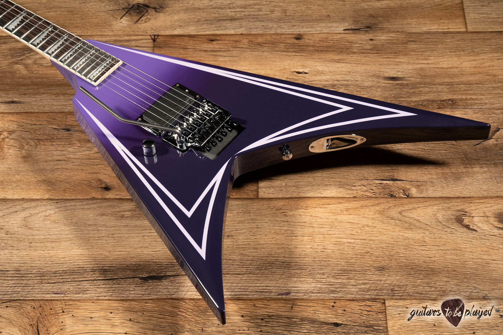 ESP LTD Alexi Hexed LH Left-Handed & Case – Purple Fade w/ Pinstripes ...