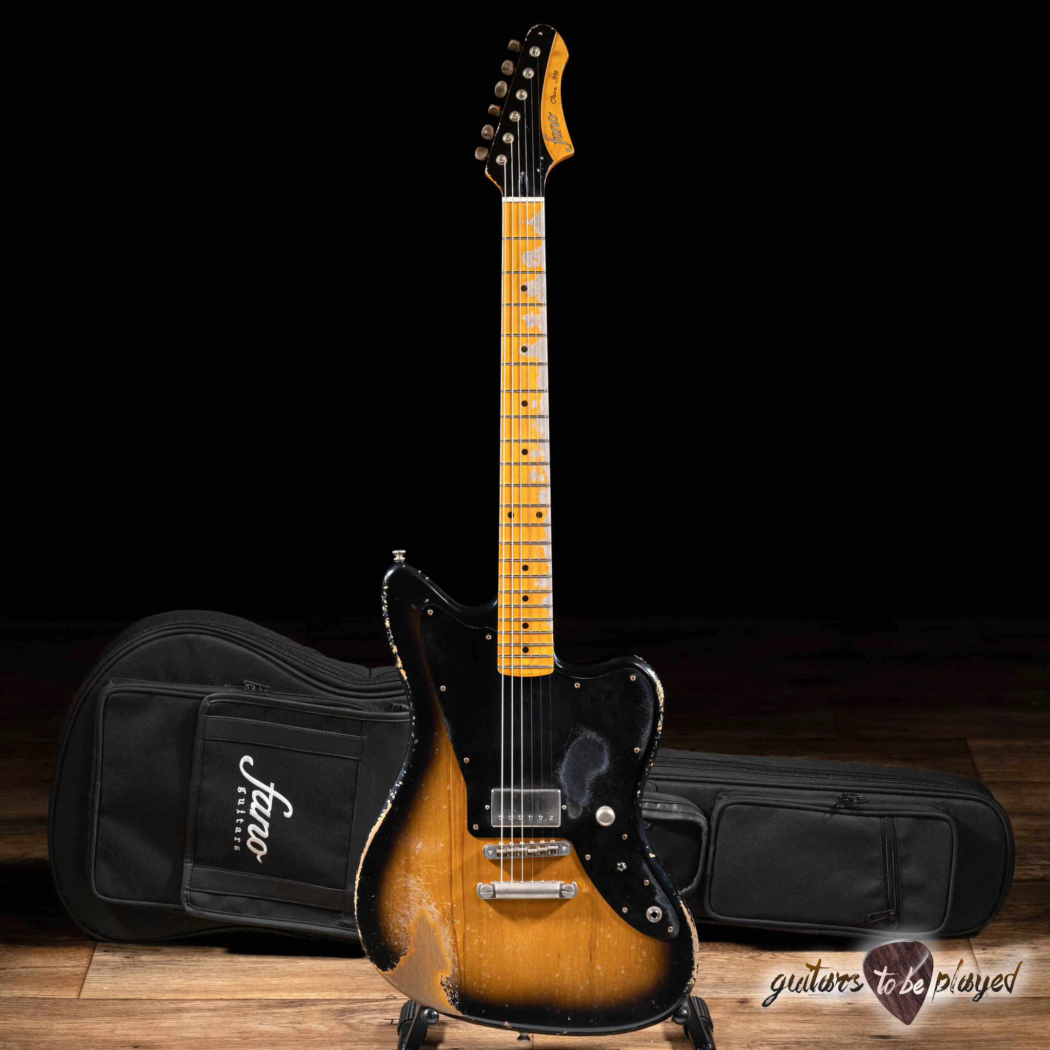 Fano JM6 Oltre Lollar Imperial Guitar w/ Gigbag – 2-Tone Sunburst ...