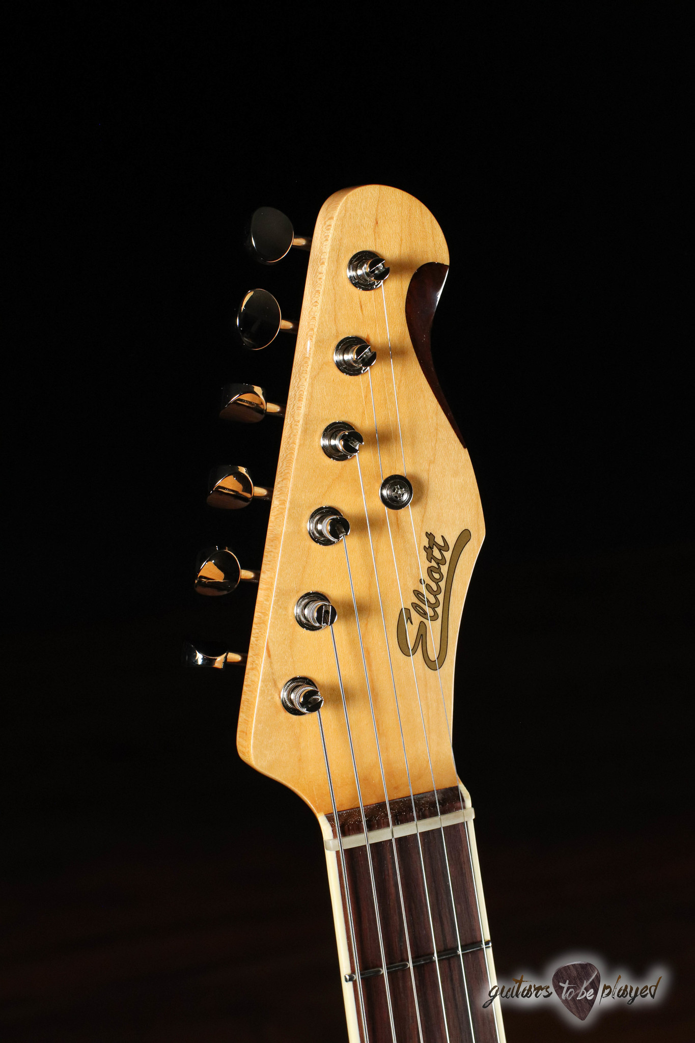 Elliott Raven Standard Spruce Top Semi-Hollow Guitar –Ruby Red Slipper ...