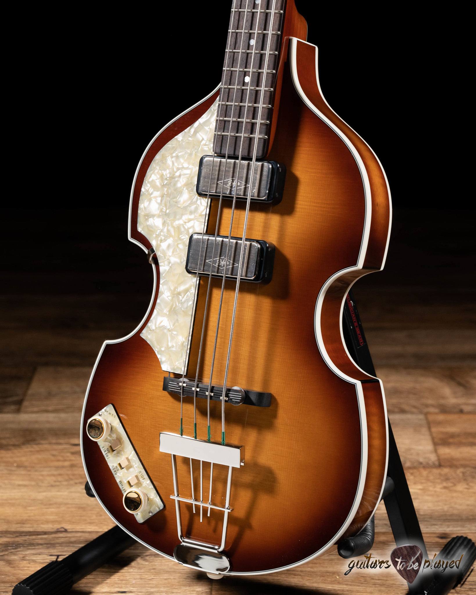 Hofner 1961 Reissue “Cavern” Left-Handed Violin Bass – Sunburst ...