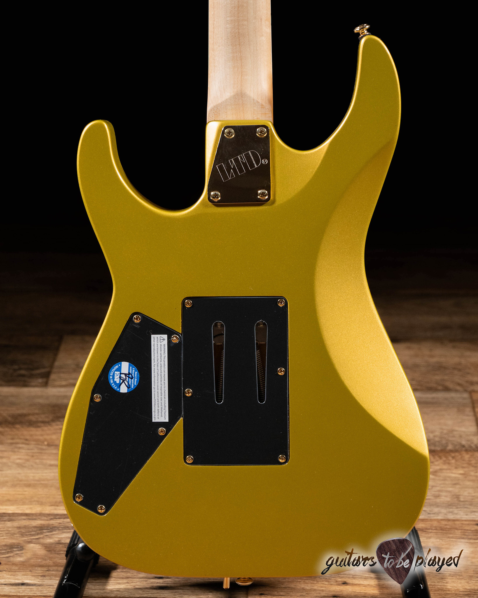 ESP LTD Mirage Deluxe Floyd Rose Guitar – Metallic Gold - Guitars To Be ...