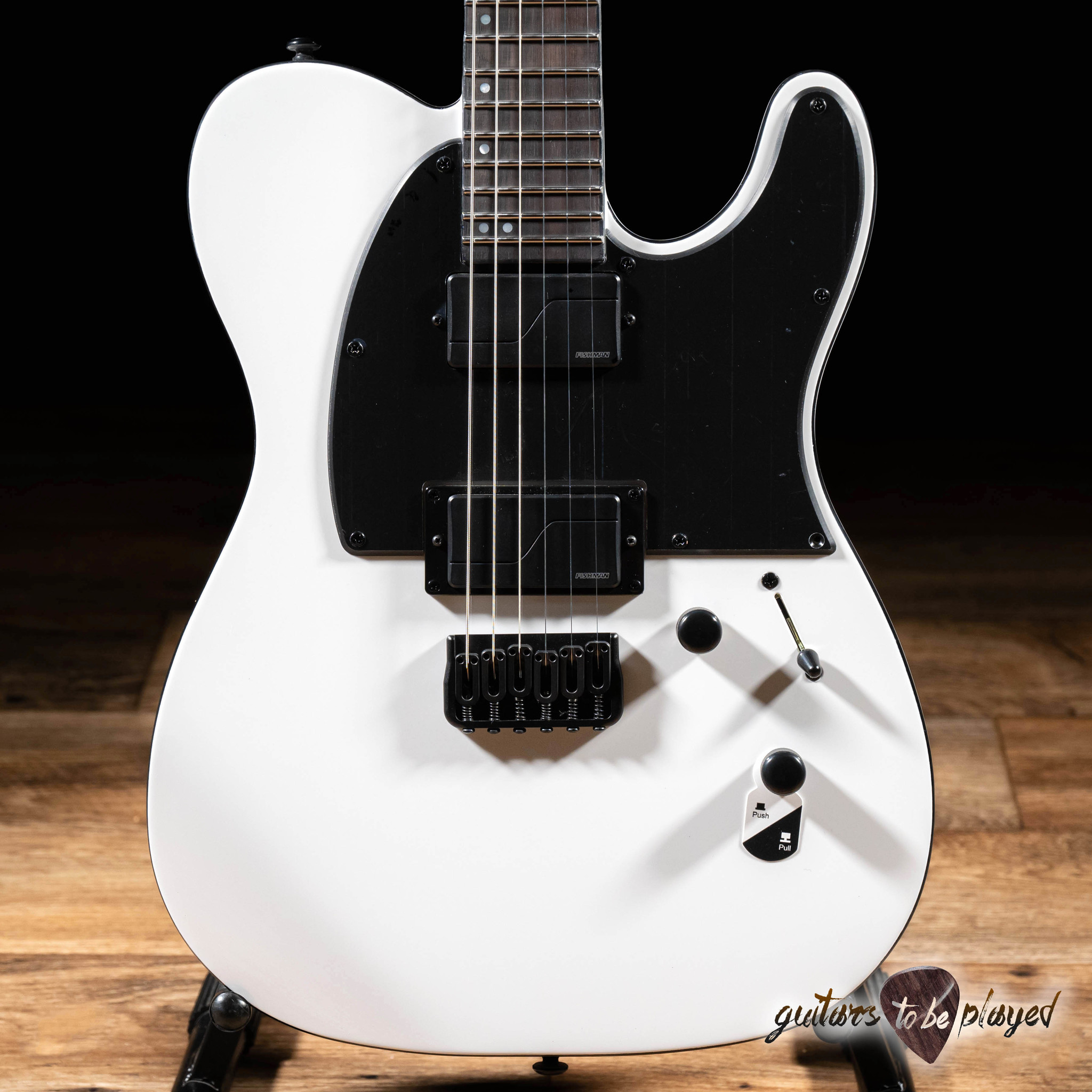 ESP LTD TE-1000 Fishman Fluence Hipshot Guitar – Snow White - Guitars ...