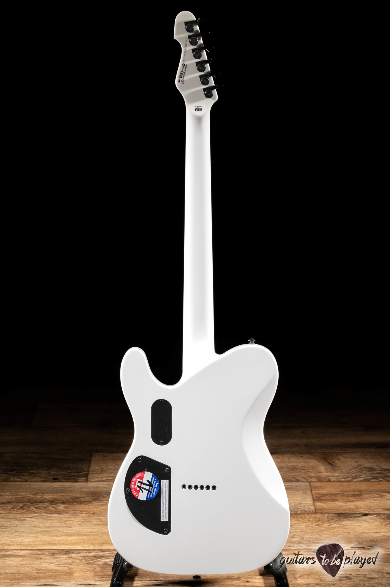 ESP LTD TE-1000 Fishman Fluence Hipshot Guitar – Snow White - Guitars ...
