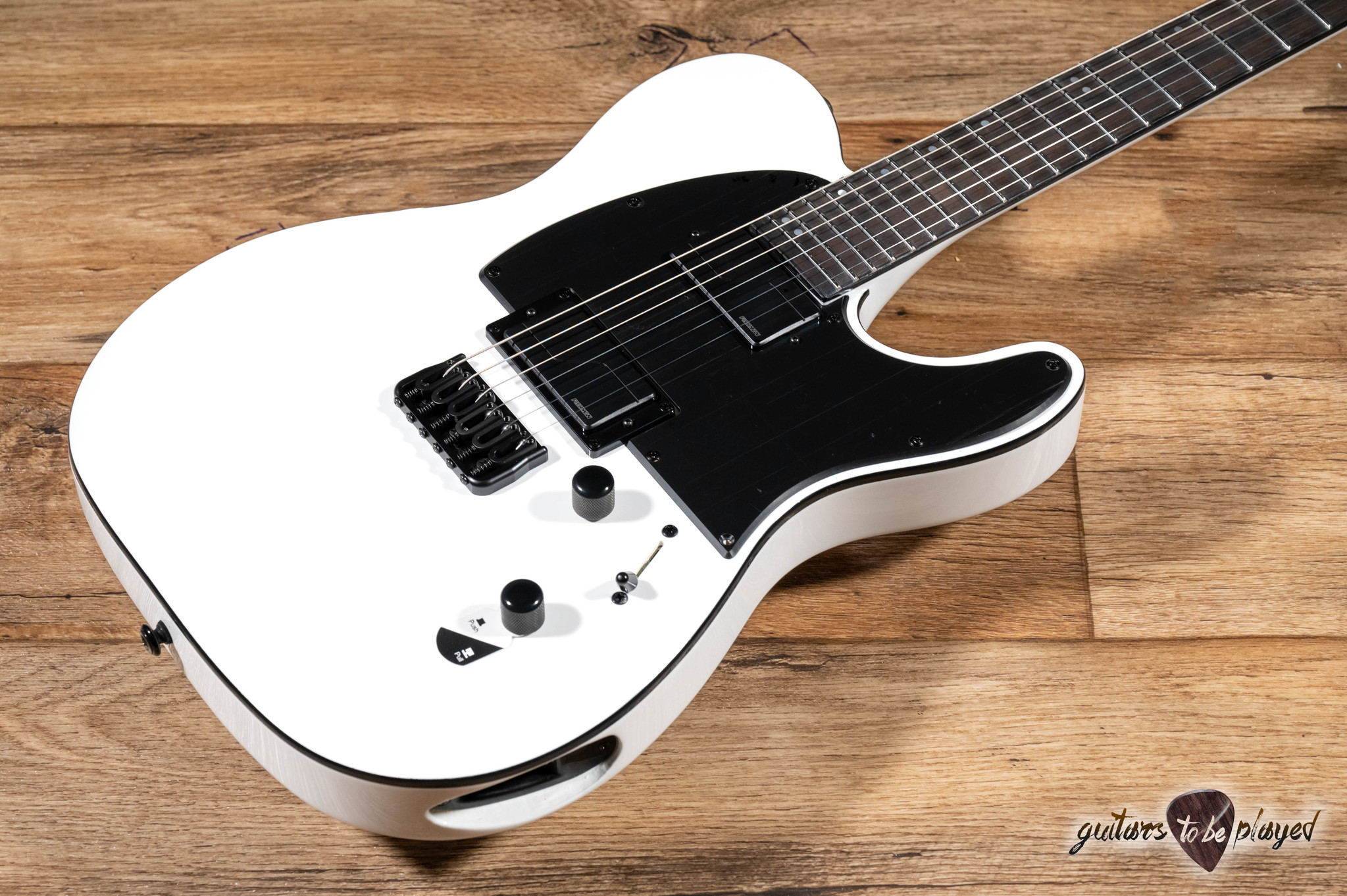 ESP LTD TE-1000 Fishman Fluence Hipshot Guitar – Snow White - Guitars ...