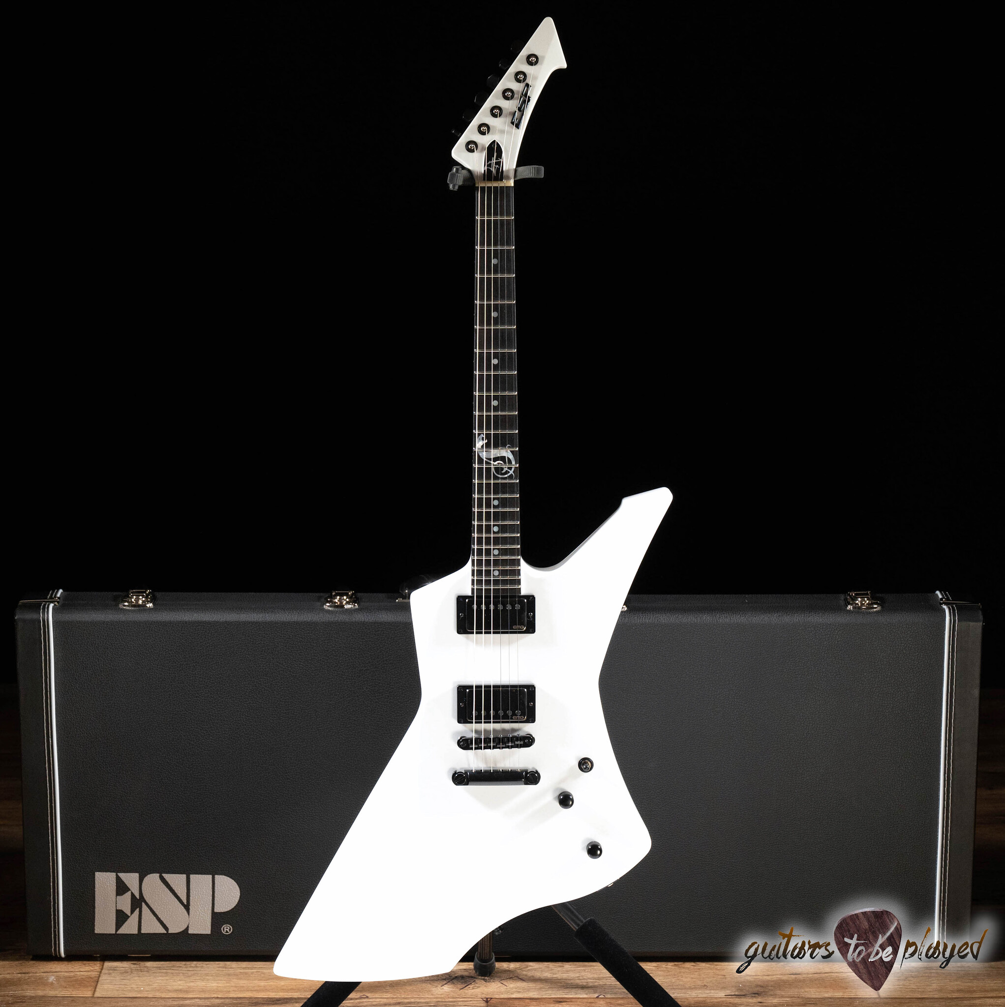 ESP Snakebyte James Hetfield Signature Custom Shop Guitar – Snow White ... ESP Snakebyte James Hetfield Signature Custom Shop Guitar – Snow White ...