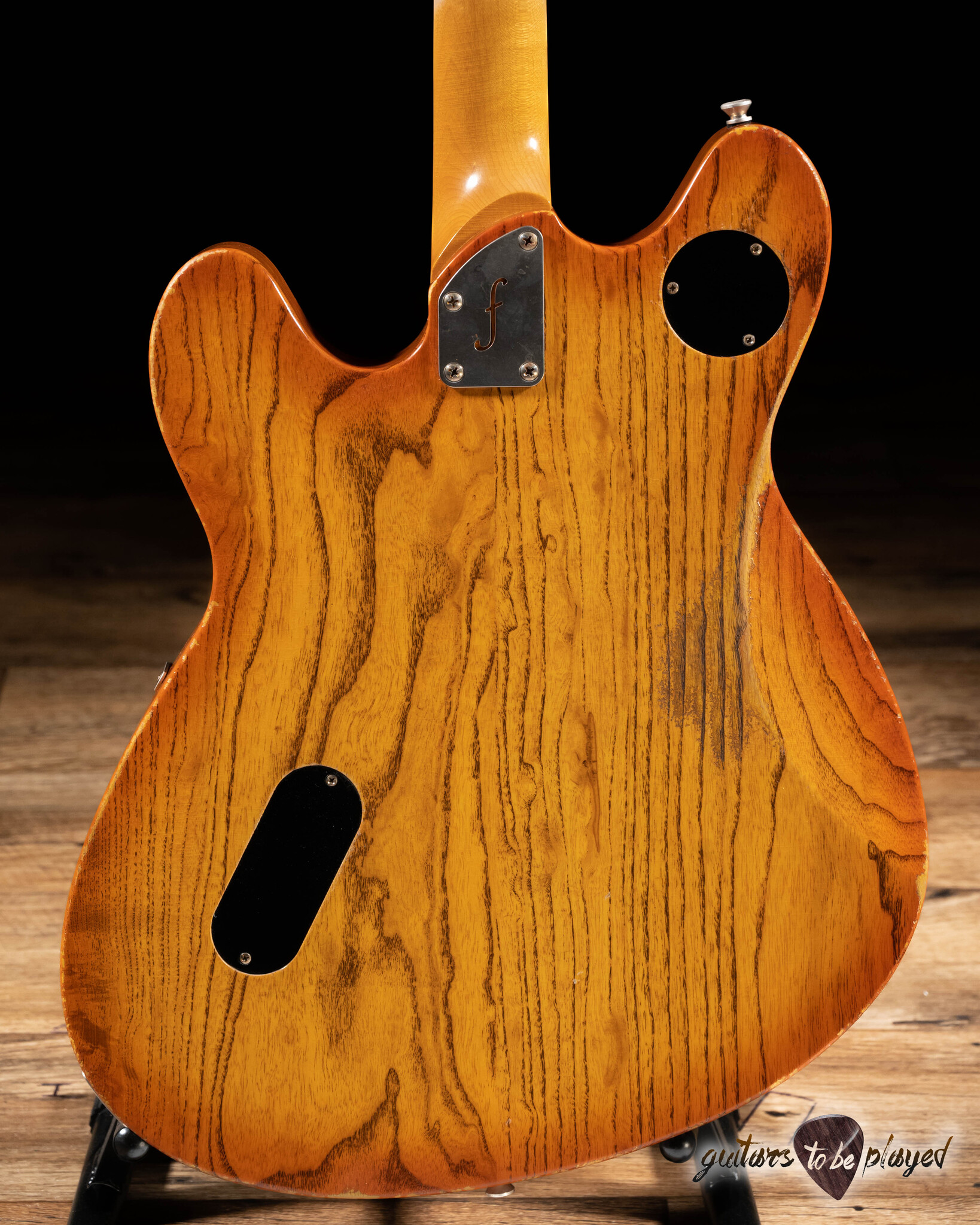 Fano GF6 Alt de Facto Swamp Ash Semi-Hollow P-90 Guitar – Amber Burst ...