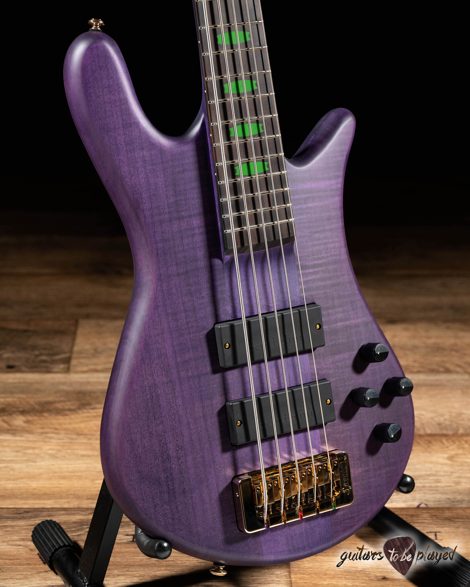 Spector Skyler Acord Signature 5-String Bass Guitar–Violet Stain Matte ...