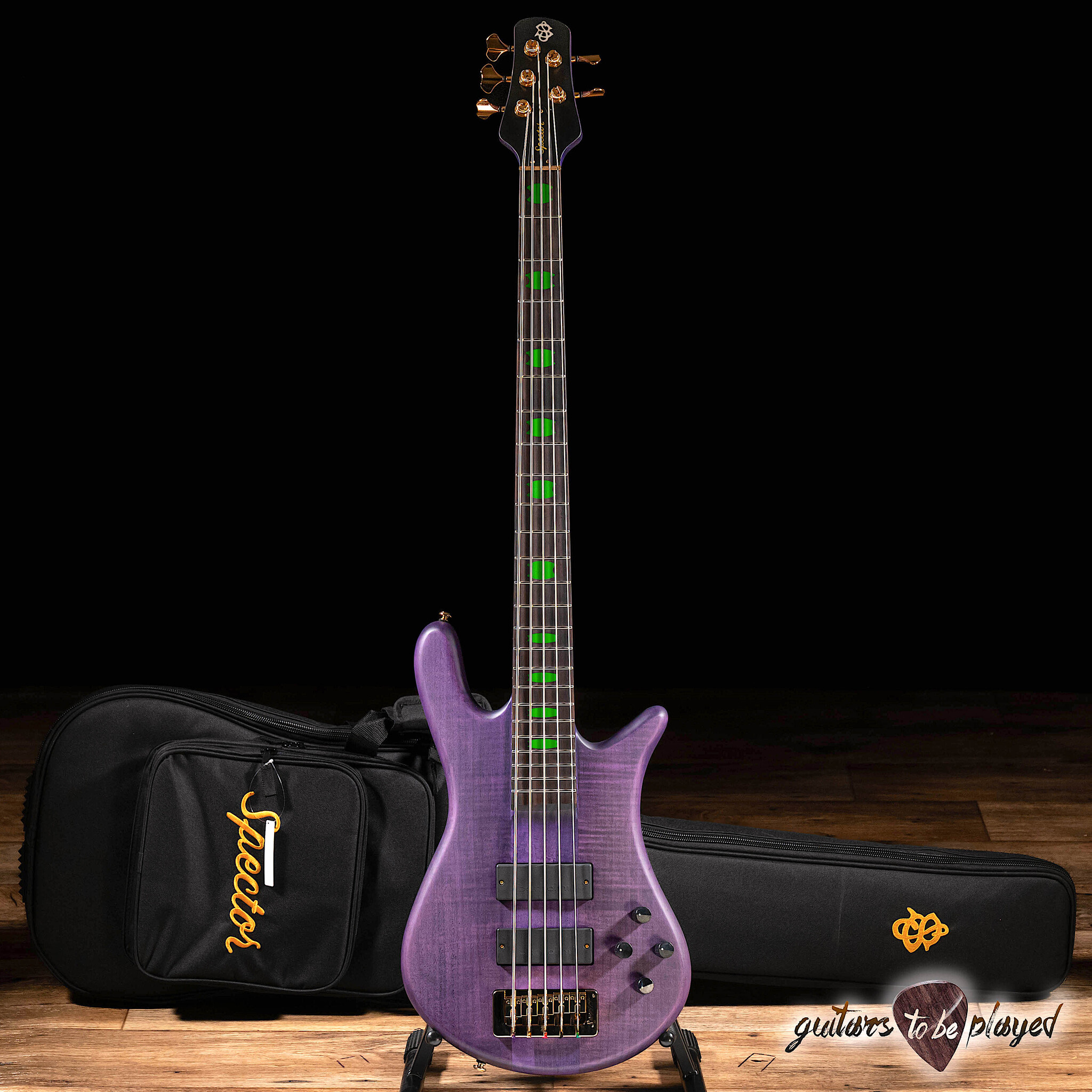 Spector Skyler Acord Signature 5-String Bass Guitar–Violet Stain Matte ...