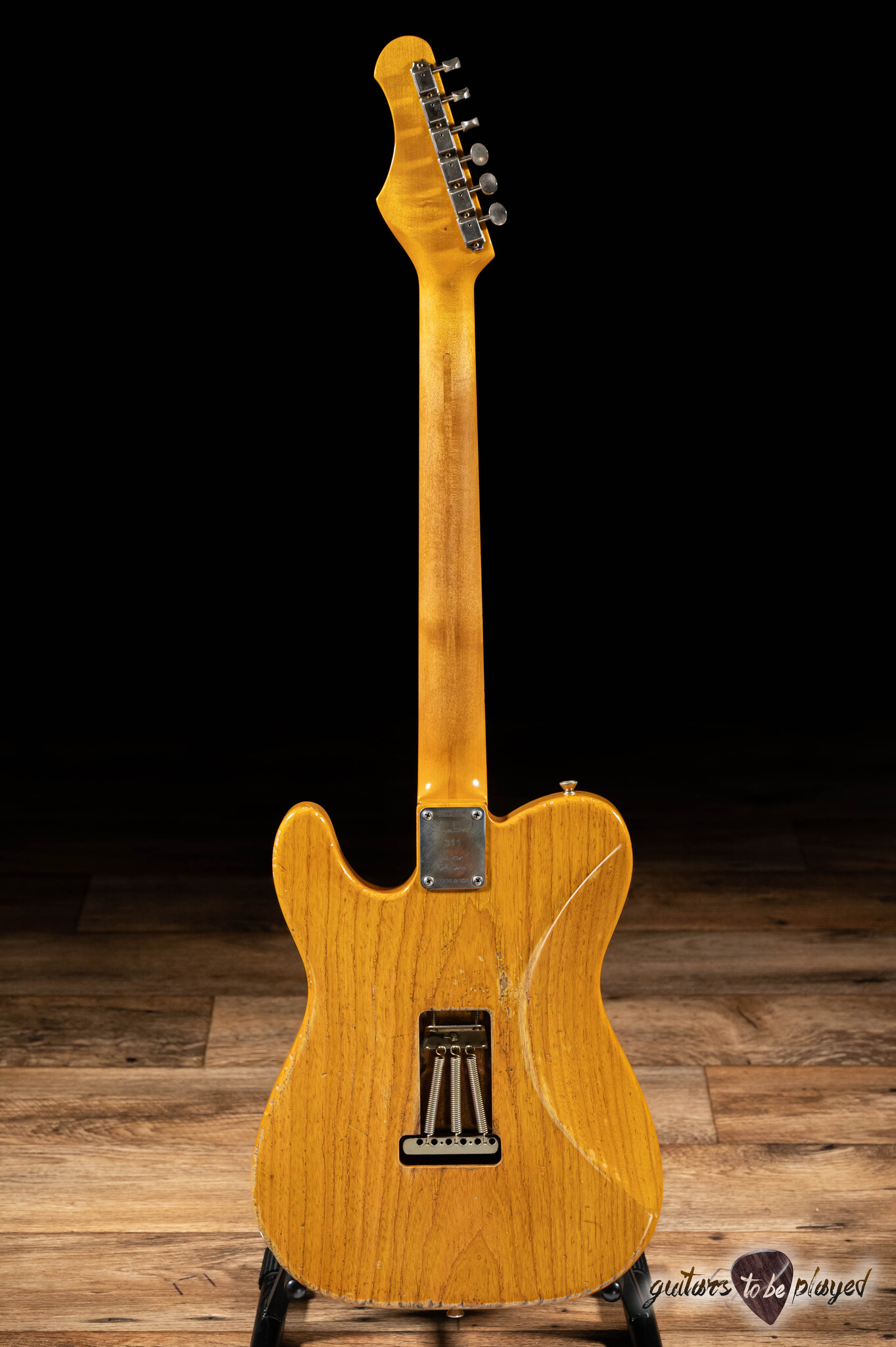 Shabat Lion Deluxe 1pc Swamp Ash Guitar w/ Tremolo – Natural - Guitars ...