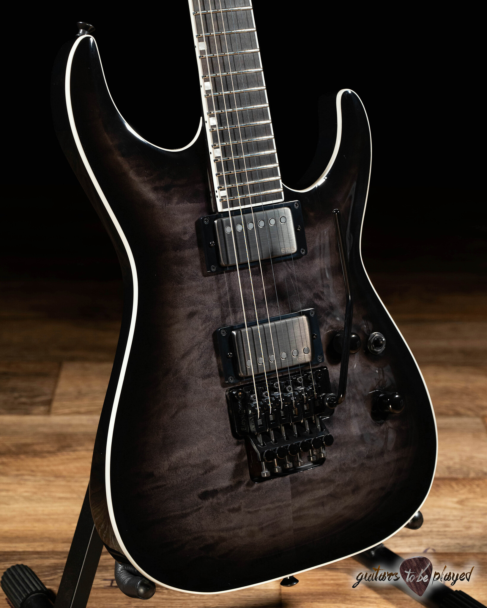 ESP E-II Horizon FR-II Floyd Rose EMG Guitar – See Thru Black Sunburst ...
