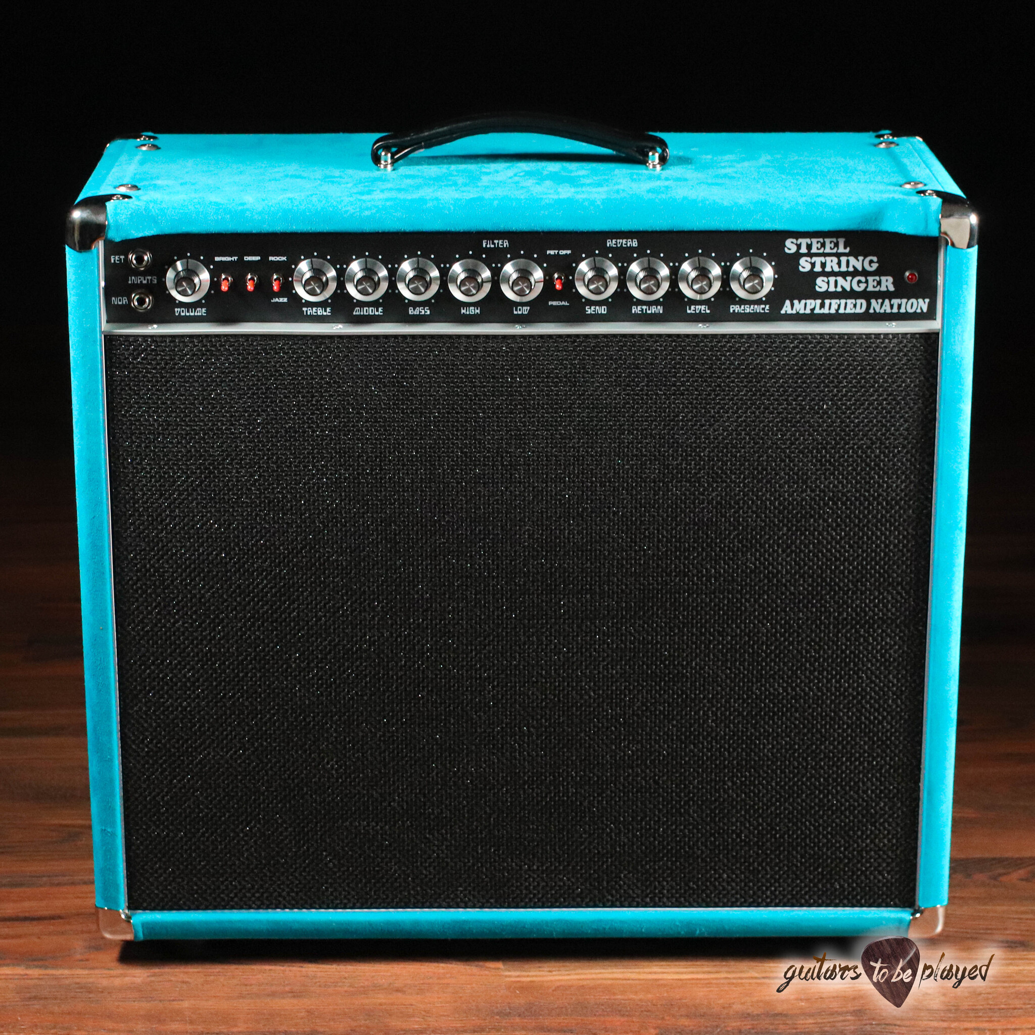 Amplified Nation Steel String Singer 100W Combo w/ EV –Turquoise Suede ...