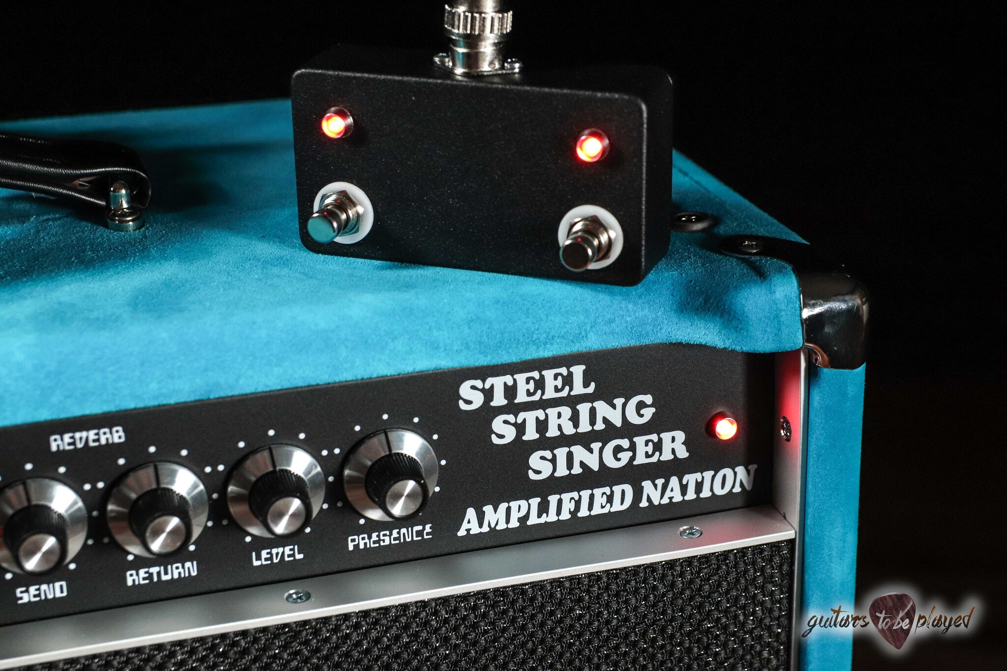 Amplified Nation Steel String Singer 100W Combo w/ EV –Turquoise Suede ...