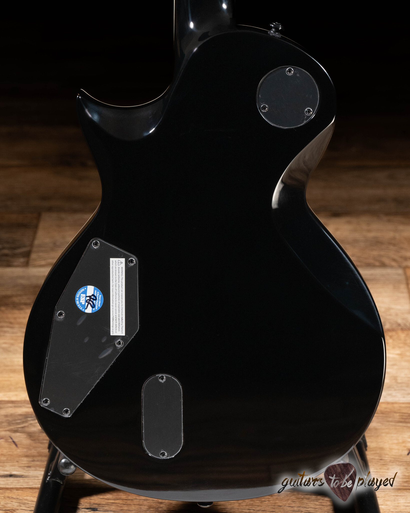 ESP LTD Deluxe EC-1000S Fishman Fluence Electric Guitar – Black ...