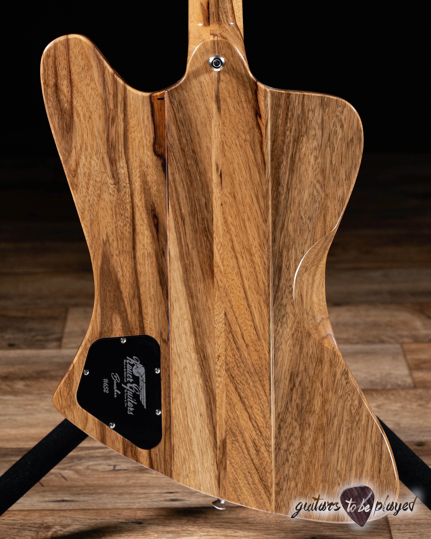 Kauer Banshee Jr. Limited Edition Black Limba Humbucker Guitar ...