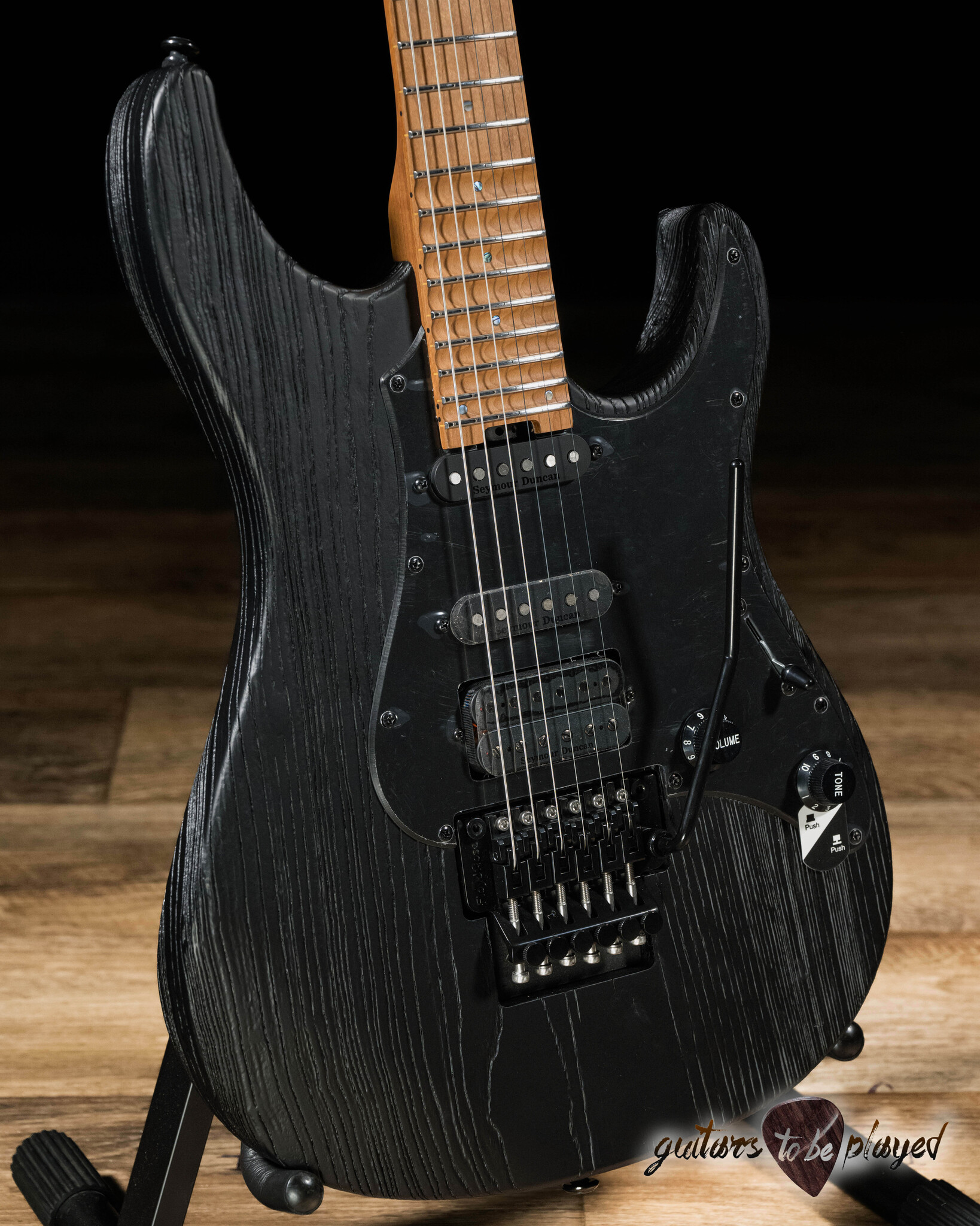 ESP LTD SN-1000FR Swamp Ash Floyd Rose Guitar – Black Blast - Guitars ...