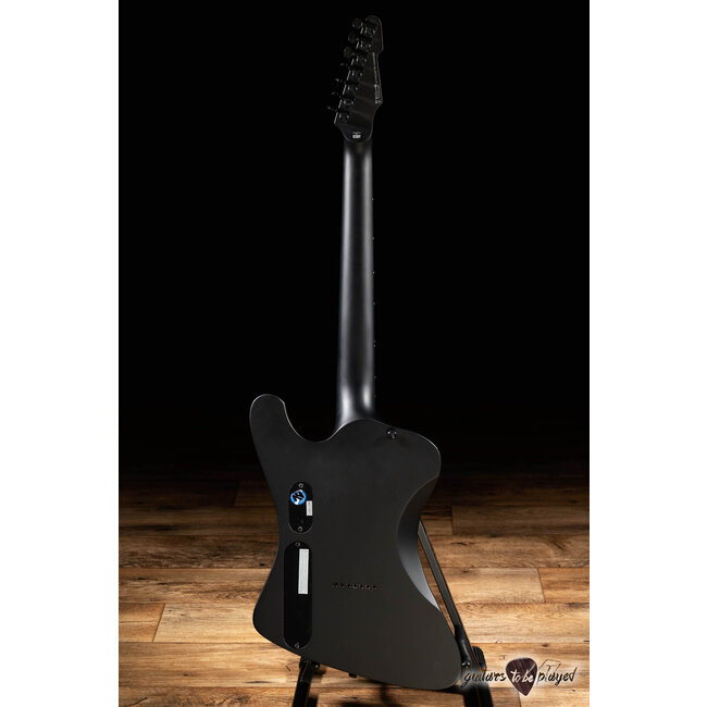 ESP LTD Phoenix-7 Baritone Black Metal 7-String Guitar – Black Satin ...
