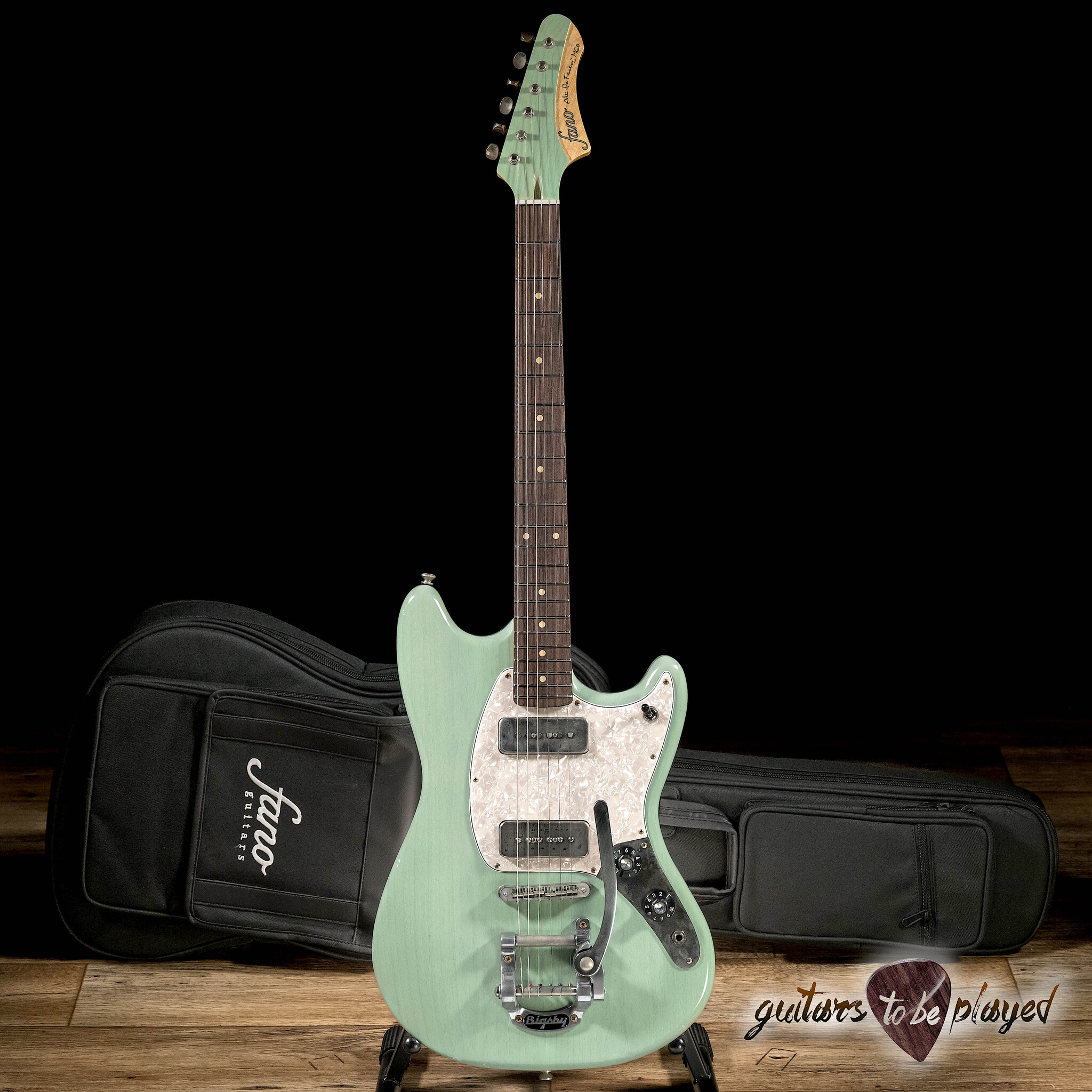 Fano MG6 Alt de Facto Lollar P-90 Guitar w/ Bigsby – Surf Mary ...