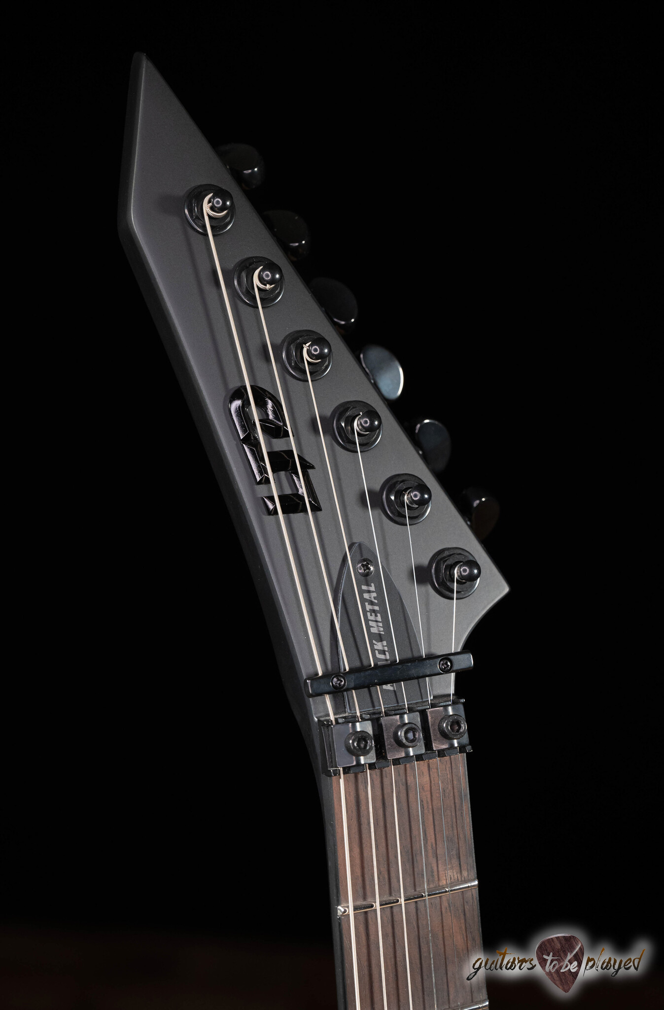 ESP LTD Arrow Black Metal Floyd Rose EMG Guitar – Black Satin - Guitars ...