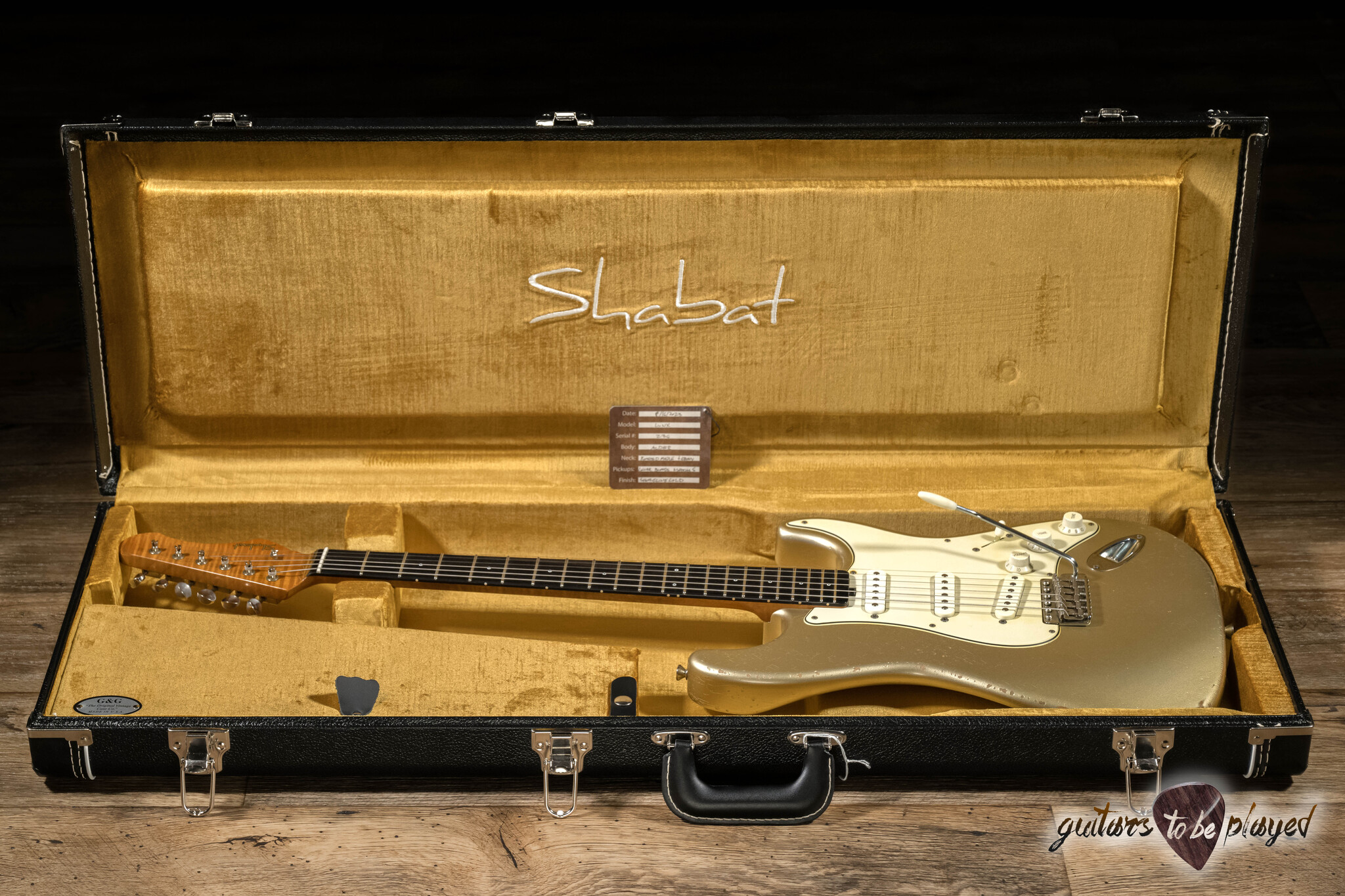 Shabat Lynx Alder S-Style w/ Ebony & Blondes/Special S –Shoreline Gold ...